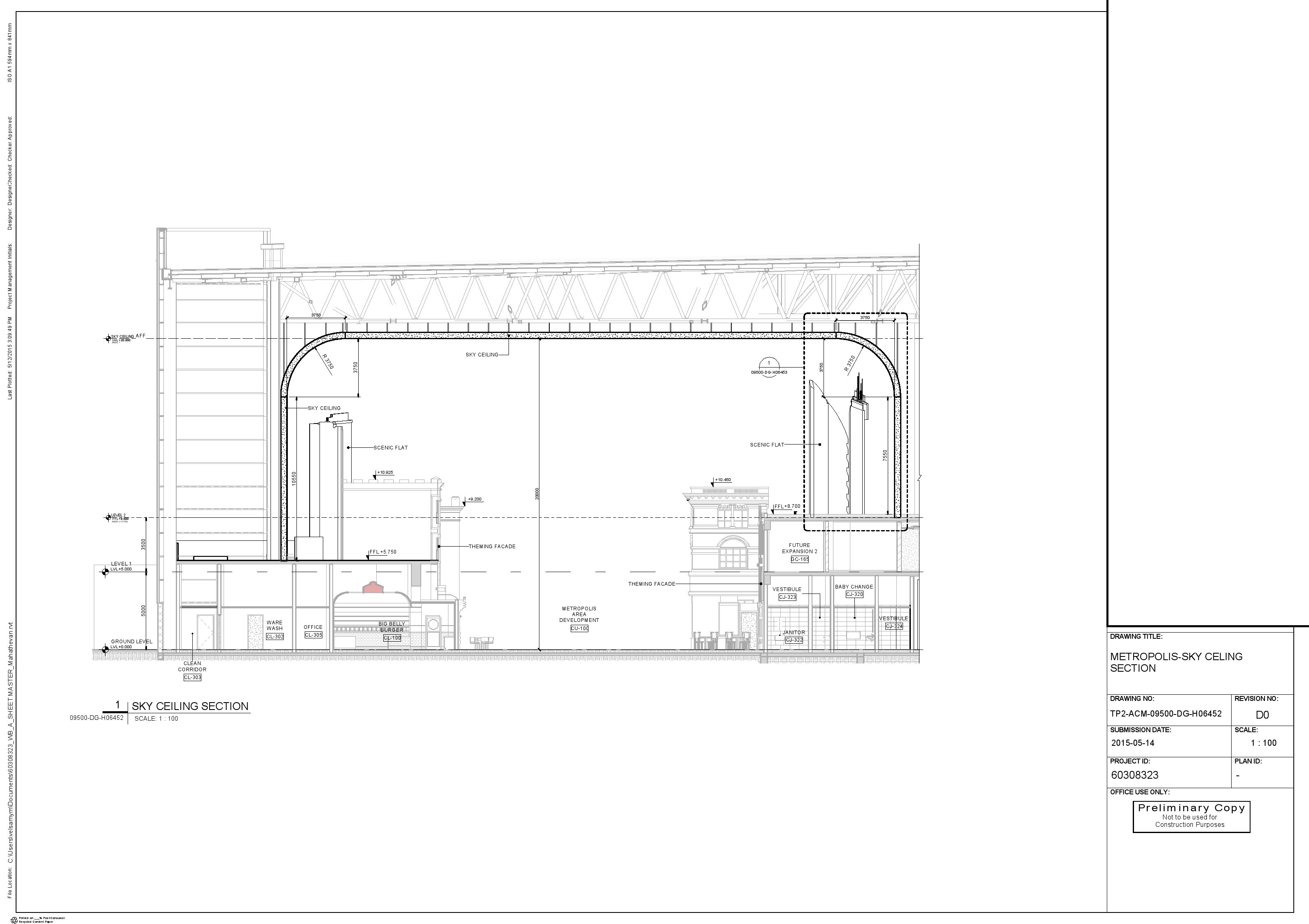 Revit BIM Overall Plan & Sky Ceiling Detail : Architectural (UAE) by ...