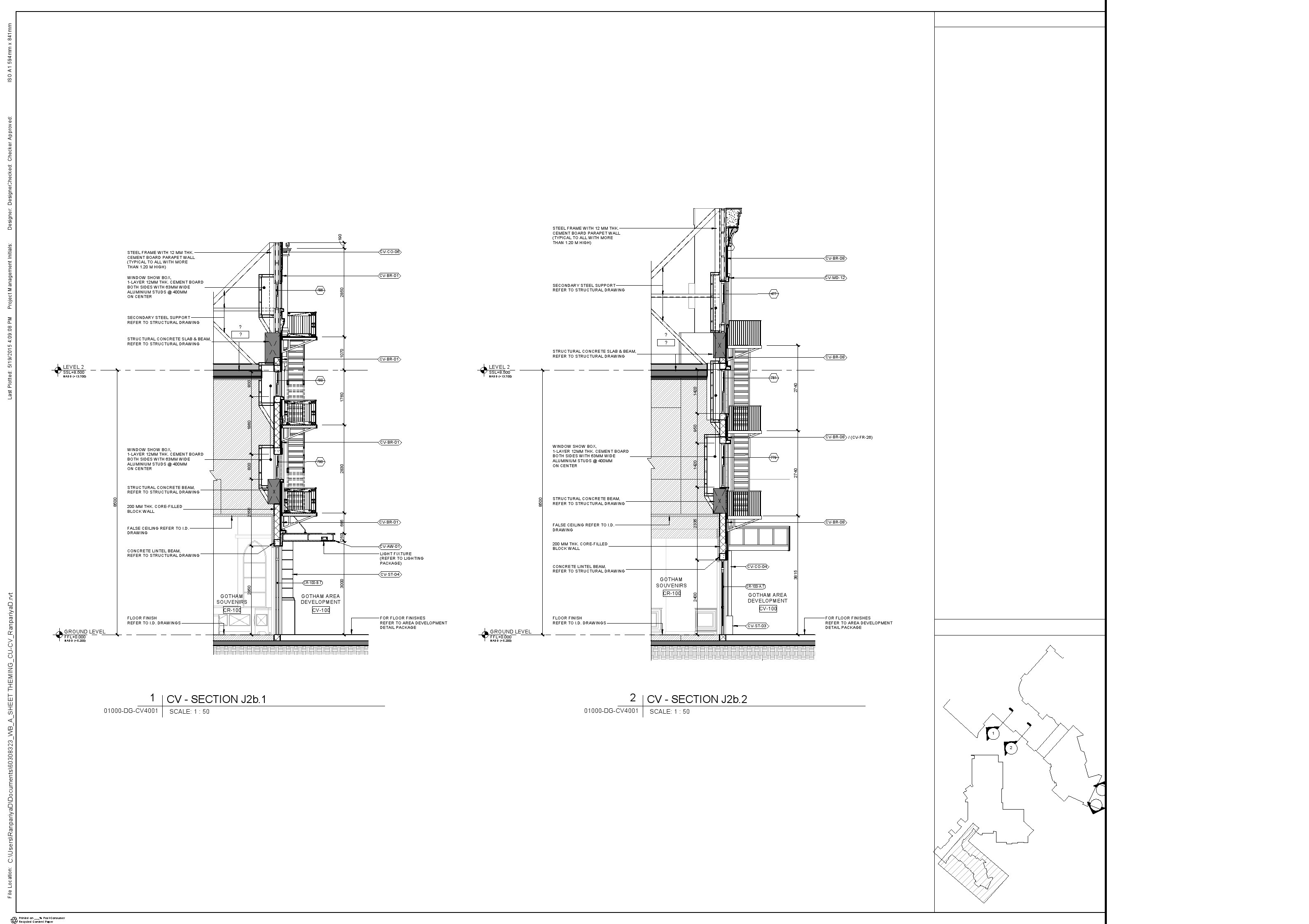 Revit Bim Sections Package Architectural Uae By Dharmil Ranpariya
