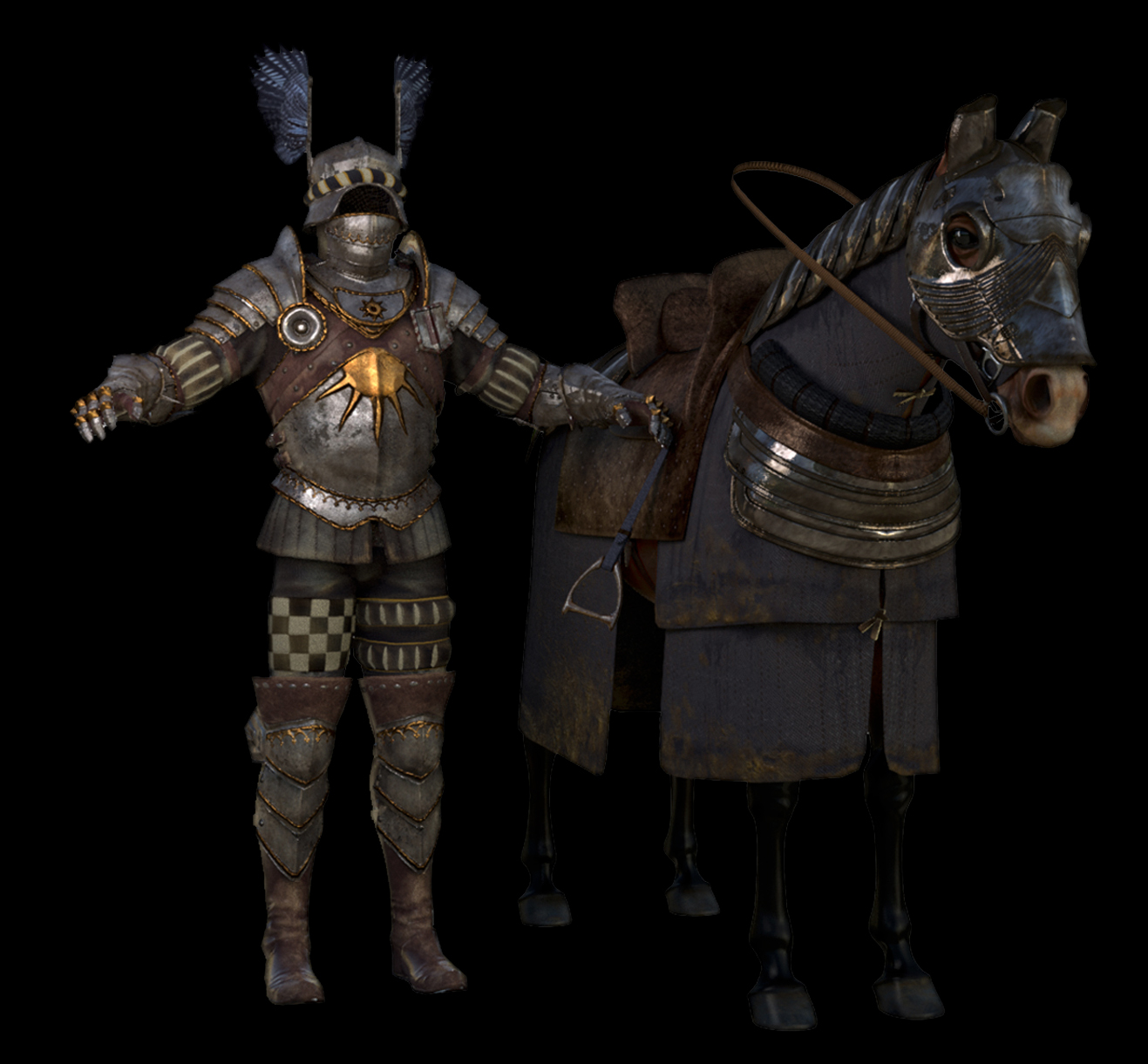 Nilfgaard Knight Shading for The Witcher 3: Wild Hunt ”The Trail ...