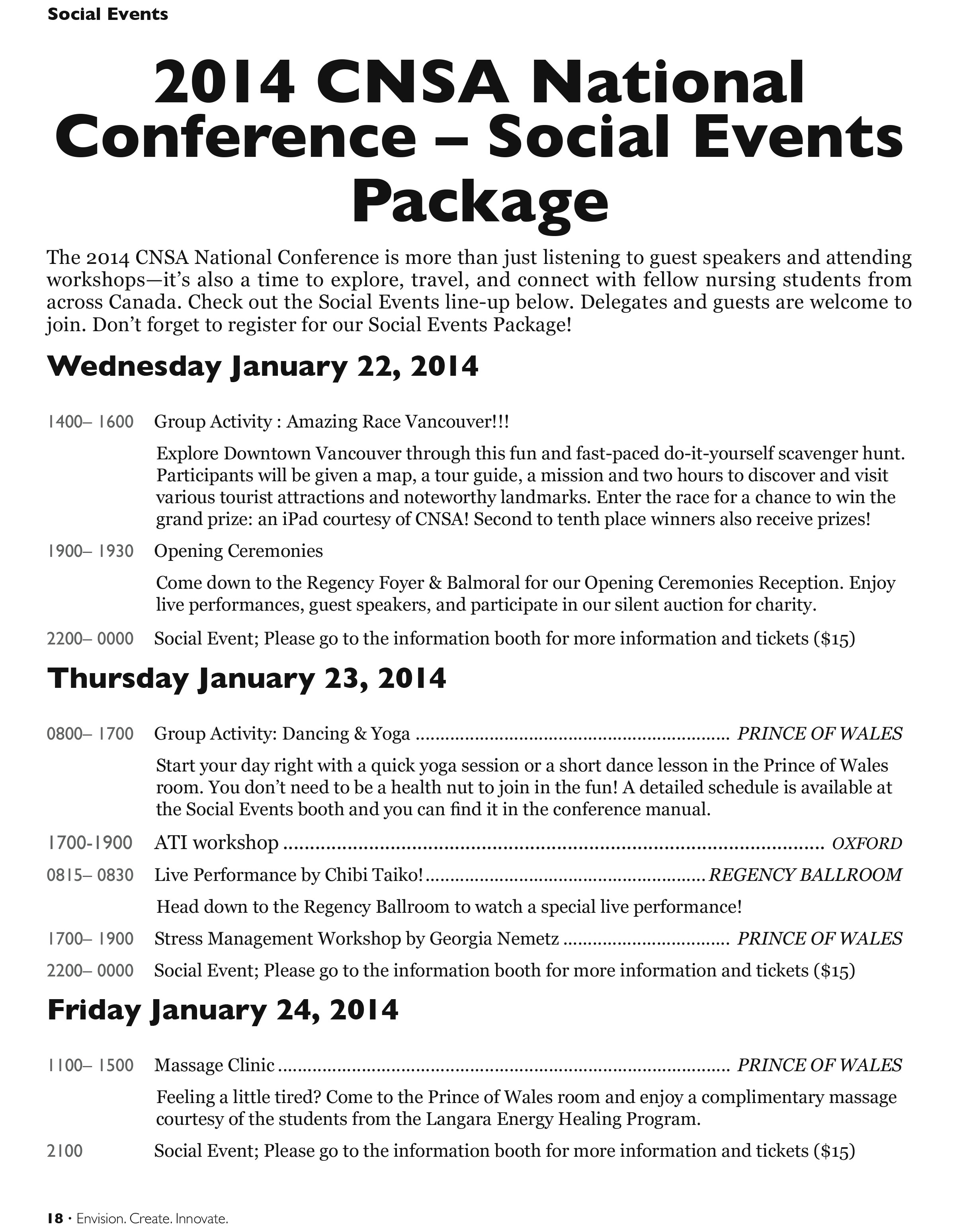 Canadian Nursing Students Association Conference Manual by Emily ...