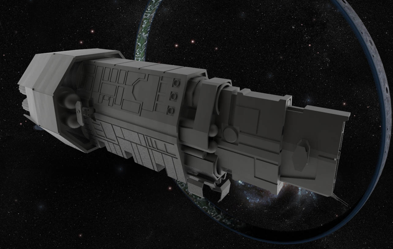 Spaceship - Solidworks assignment by Adam Robinson at Coroflot.com