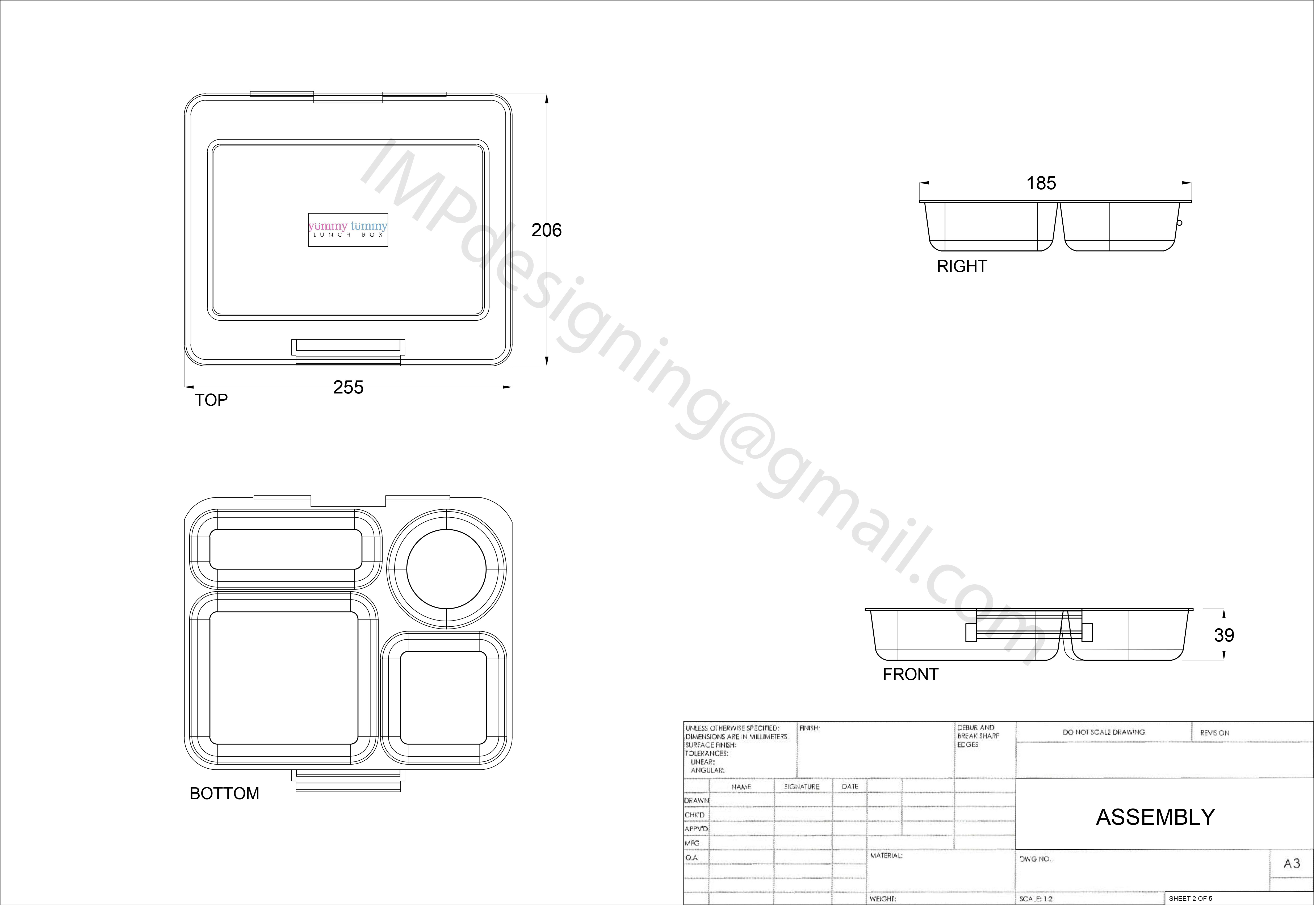 Custom Lunch box design by Sourabh Arora at Coroflot.com
