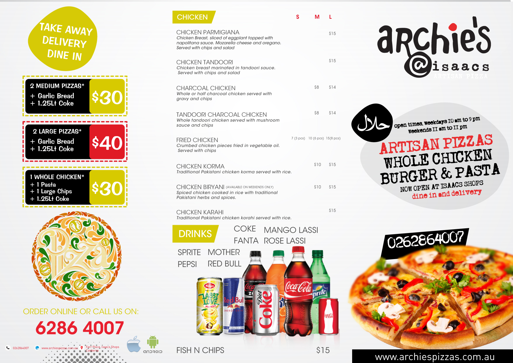 Archies Pizza Branding by MUHAMMAD MOIZ QURESHI at Coroflot.com