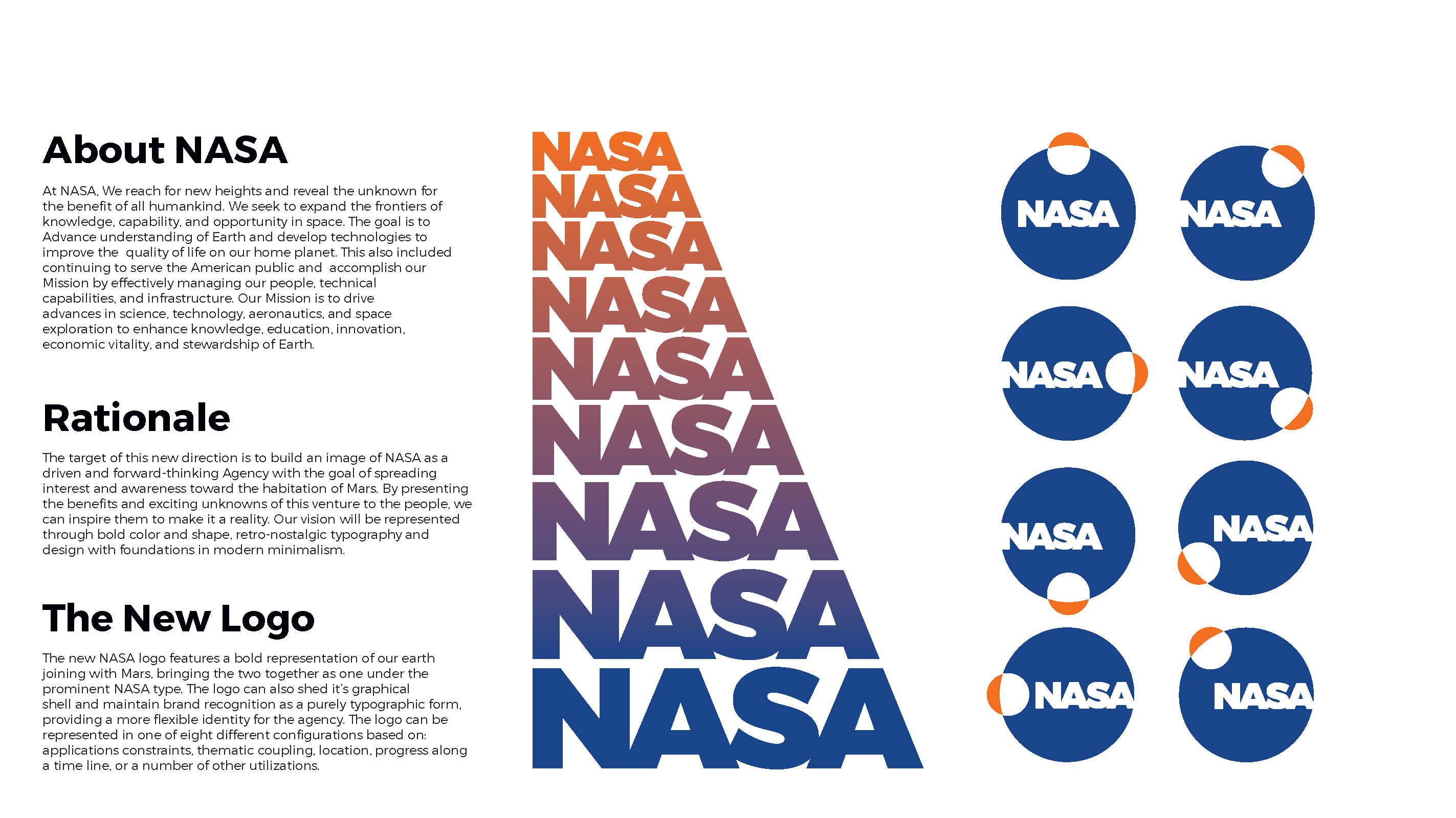 NASA Rebranding by Argo Sowinski at Coroflot.com