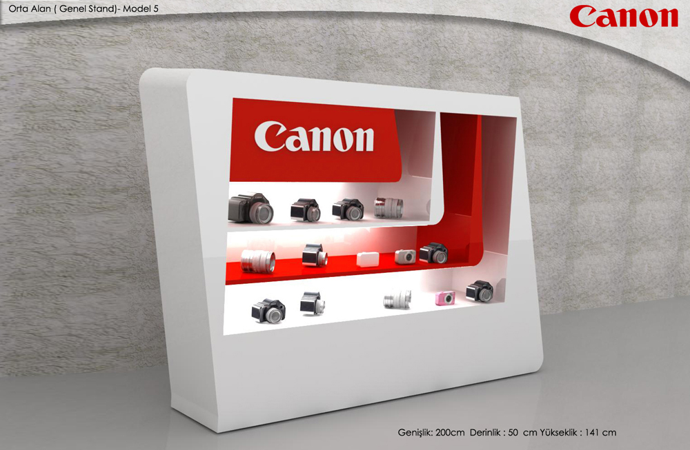 CANON Display Stand by damla temiz at Coroflot.com
