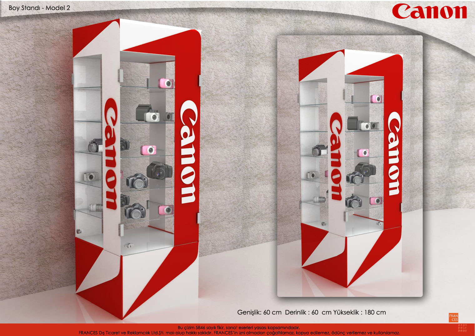 CANON Display Stand by damla temiz at Coroflot.com