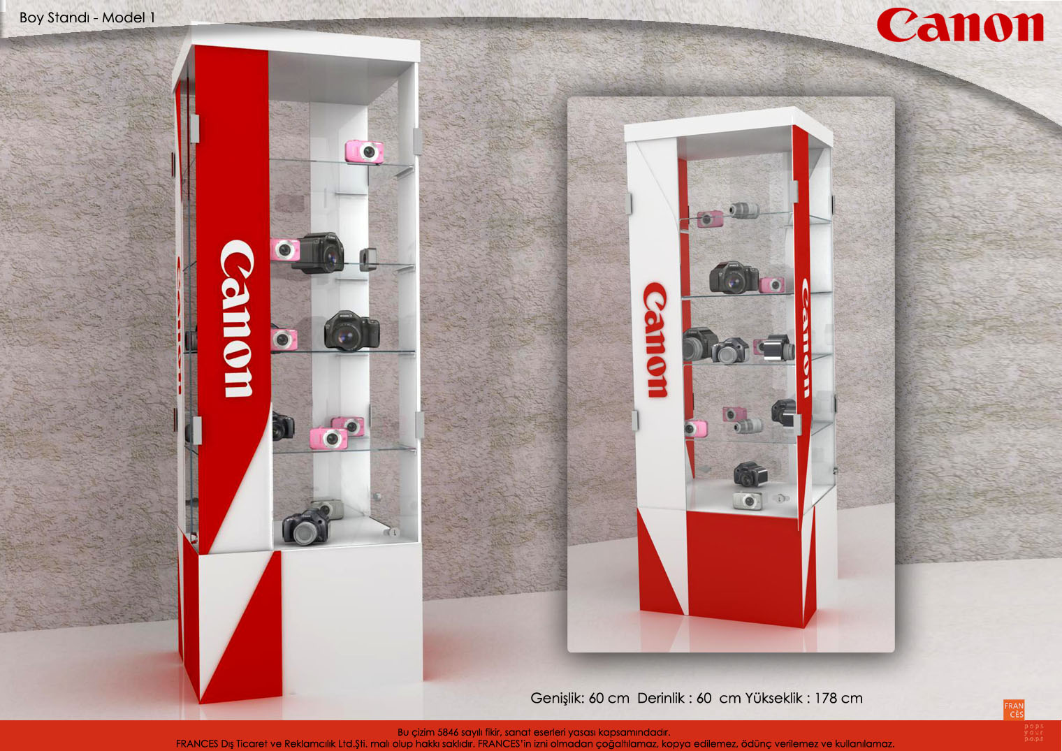 CANON Display Stand by damla temiz at Coroflot.com
