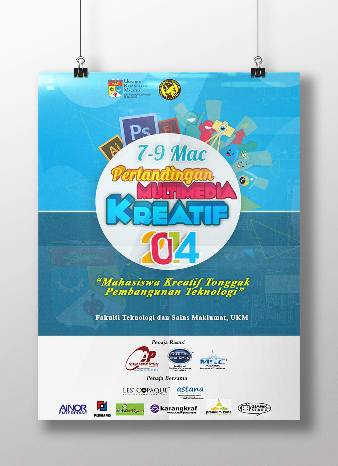 POSTER PMK 2014 by MUHAMMAD HADZEEQ at Coroflot.com