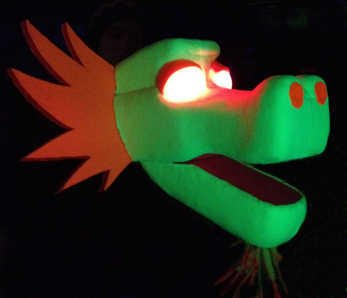 Giant Chinese Dragon UV Puppet by Creative Productions Puppets at ...