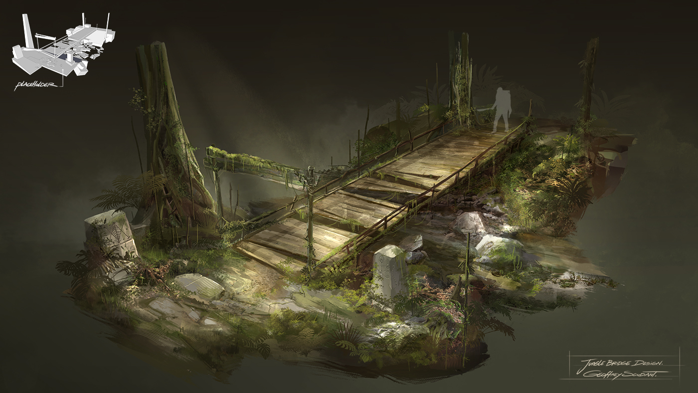 Jungle Concept art/ design by Geoffrey Soudant at Coroflot.com