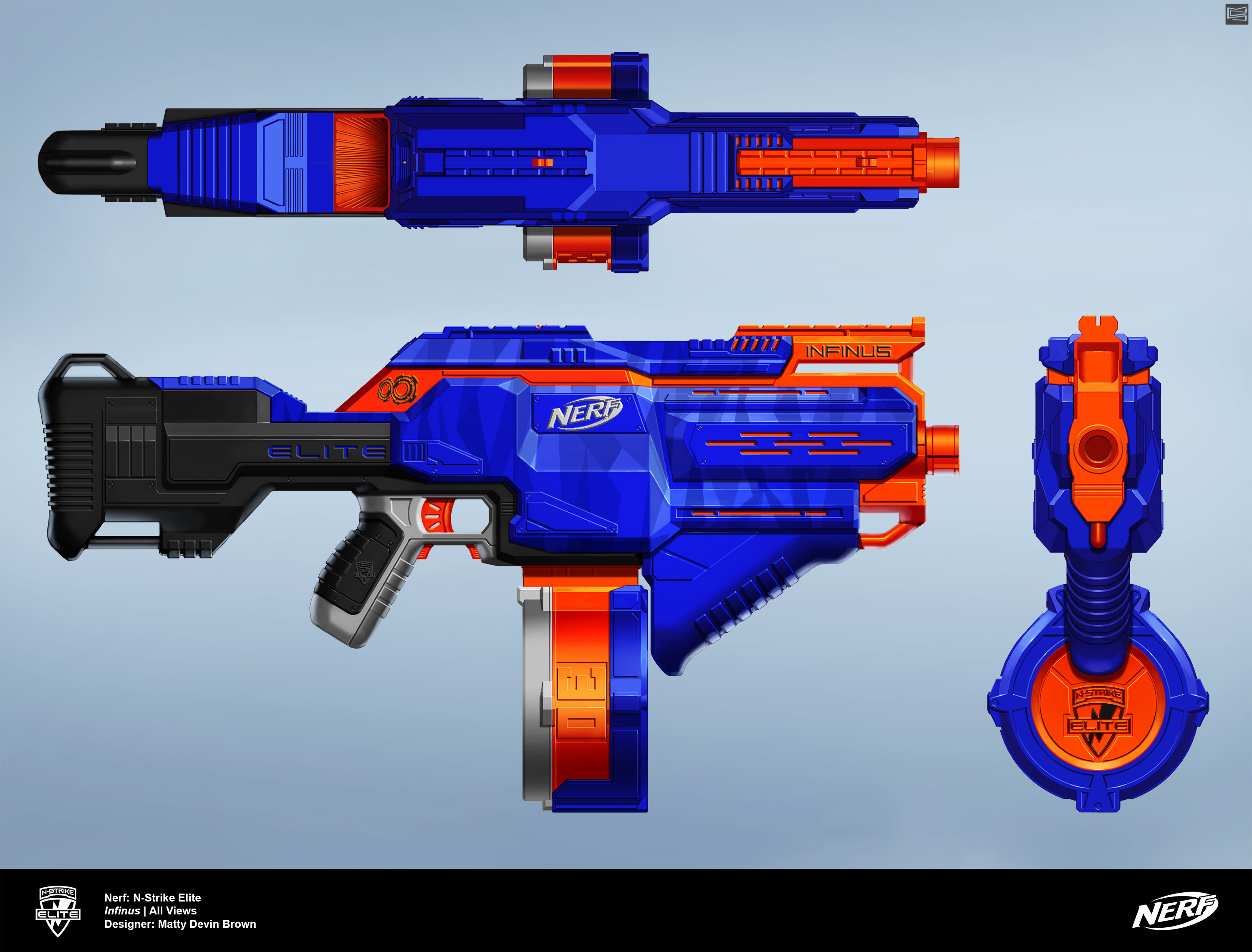 Nerf N Strike Elite Infinus By Matty Devin Brown At