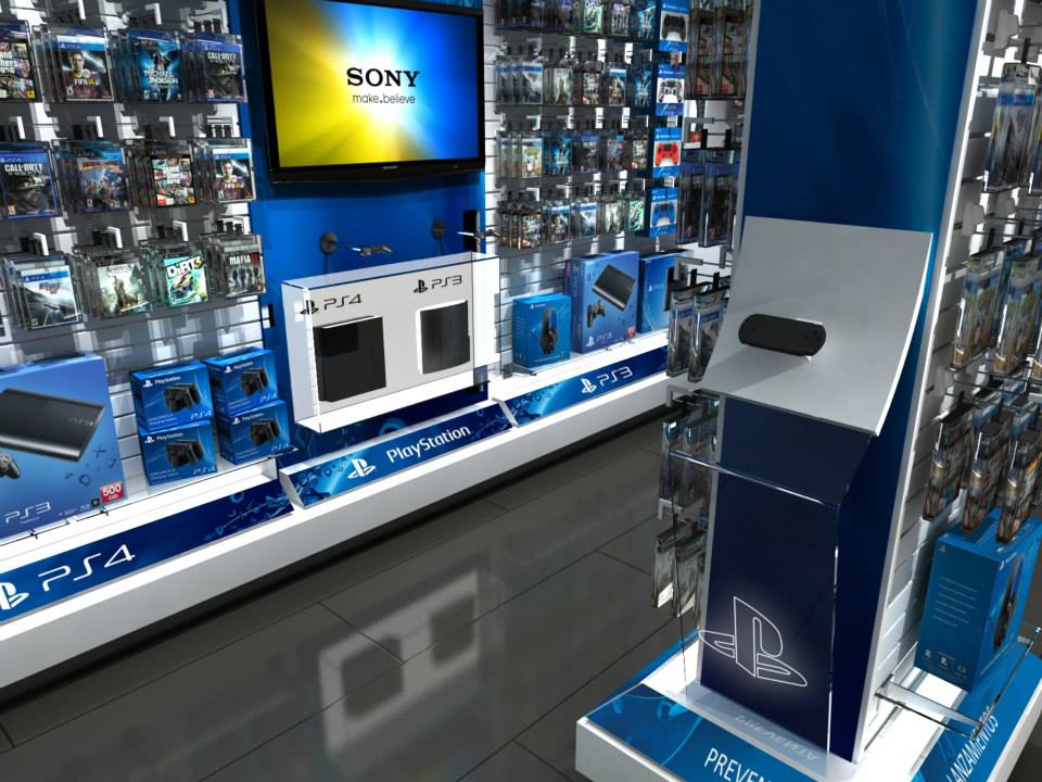 Corner Playstation en Sonystore Arauco by Felipe Goknock at Coroflot.com