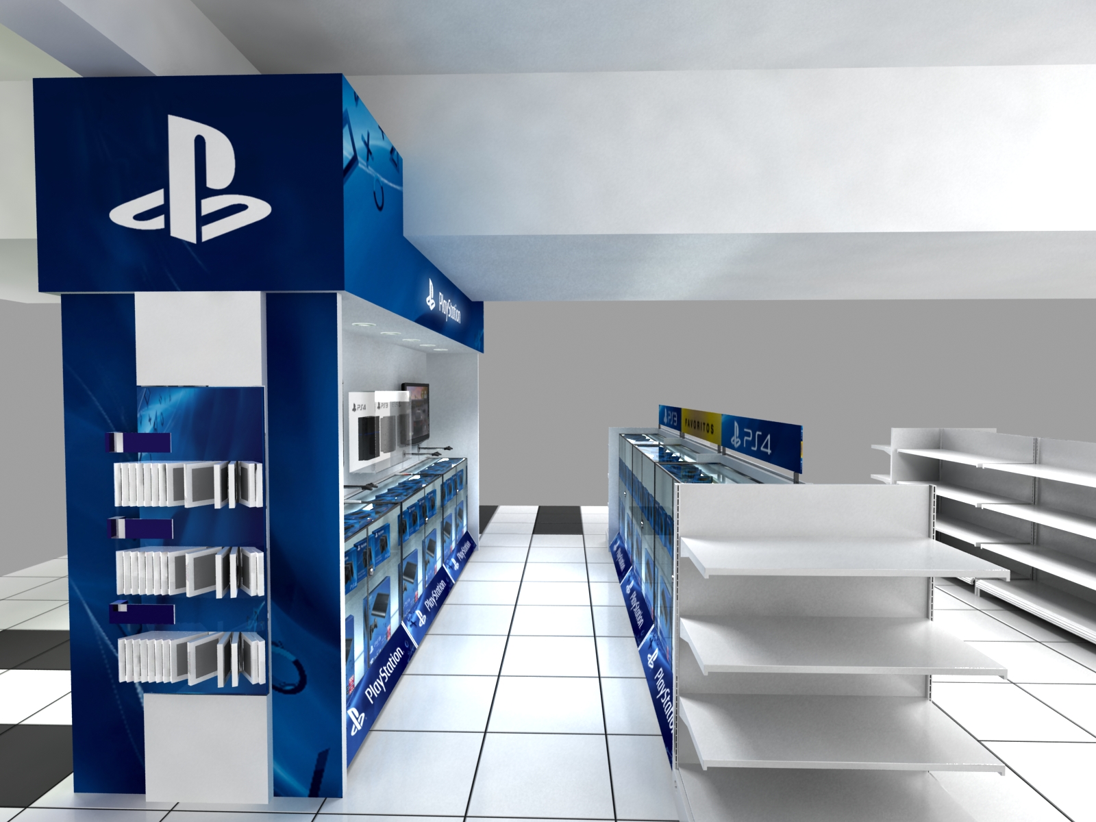 Corner PLAYSTATION Ar by Felipe Goknock at Coroflot.com