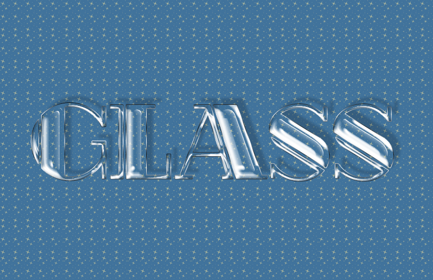 Glass Font (photoshop) by Yong Yong Liang at Coroflot.com