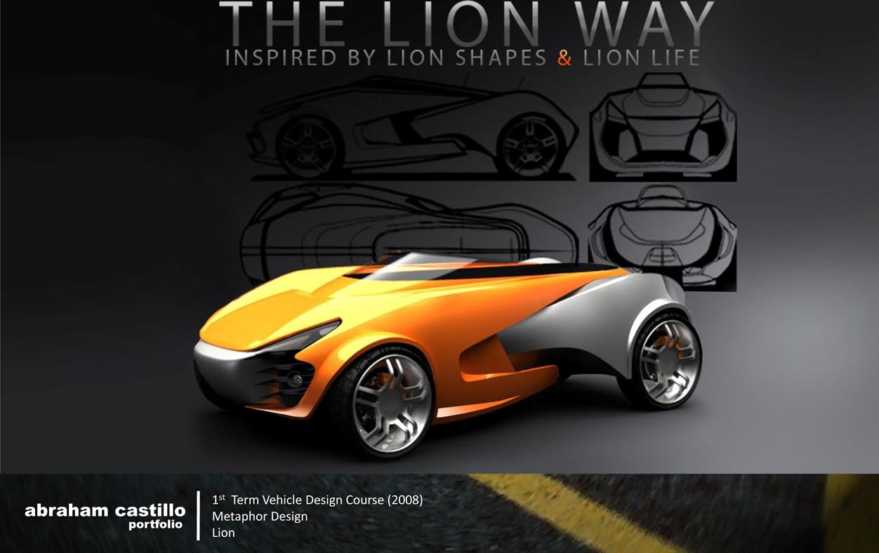 car design portfolio by Abraham Castillo at Coroflot.com