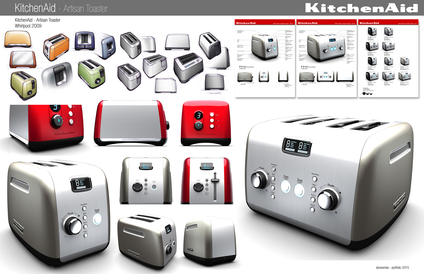 KitchenAid - Artisan Toaster by Samuel Breneman at Coroflot.com