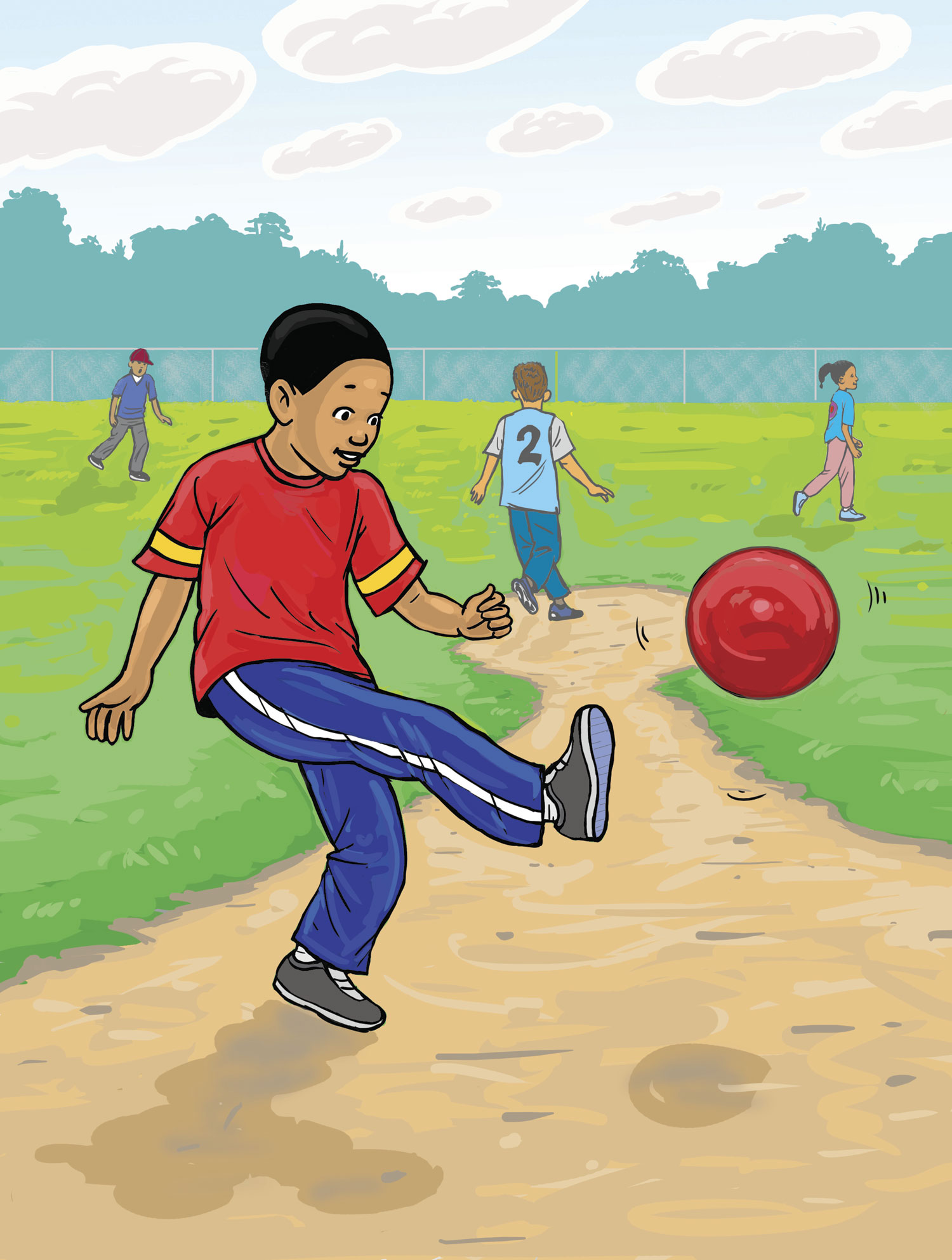 "Kickball Blues" book by Linda Pierce at Coroflot.com