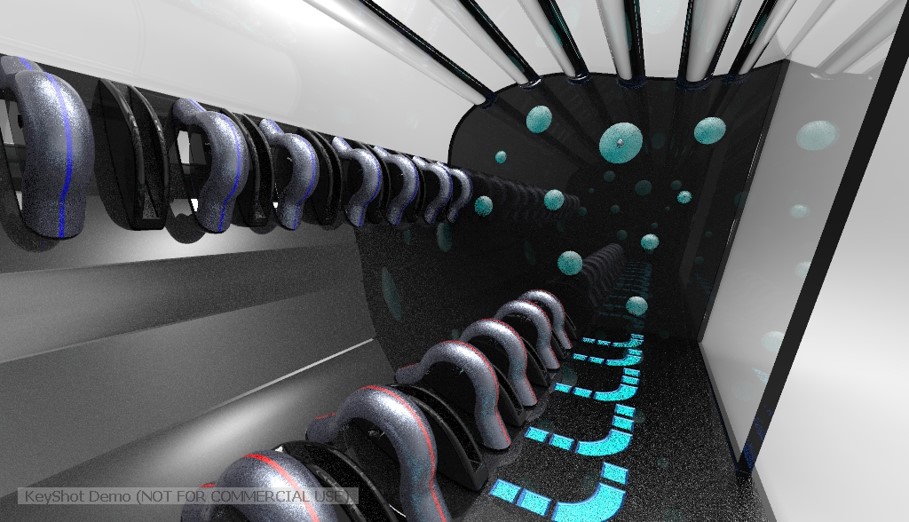 Futuristic bike storage hut by Thomas Knipe at Coroflot.com