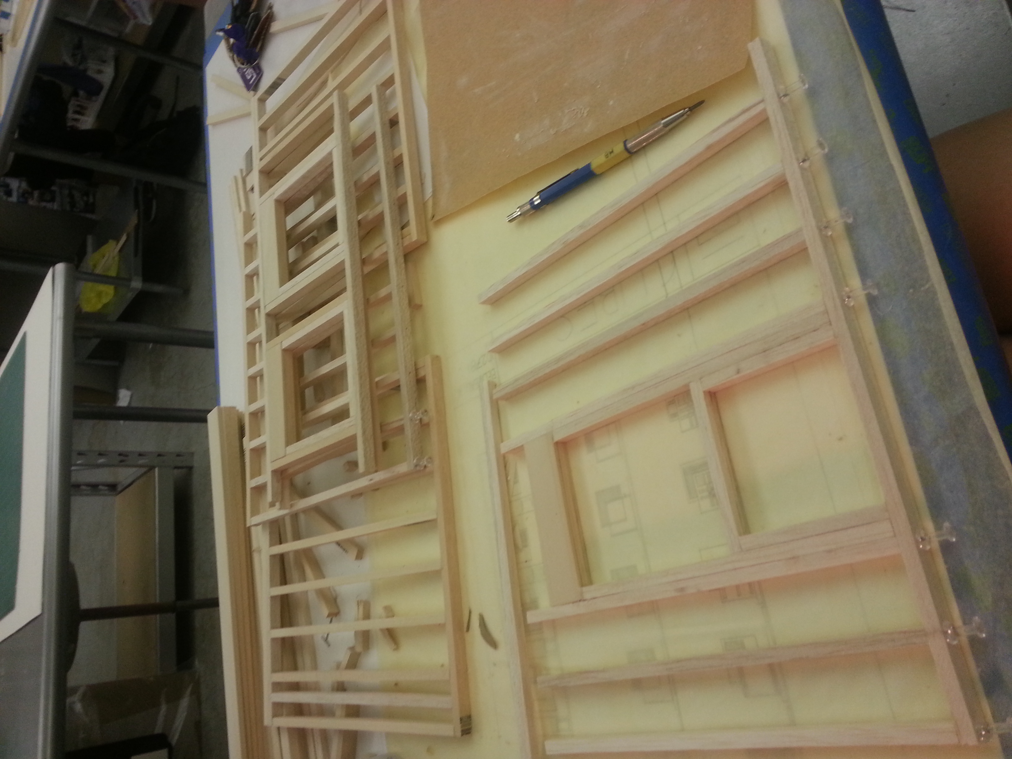 Scale Wood Framing Model by Katharina Beliveau at Coroflot.com