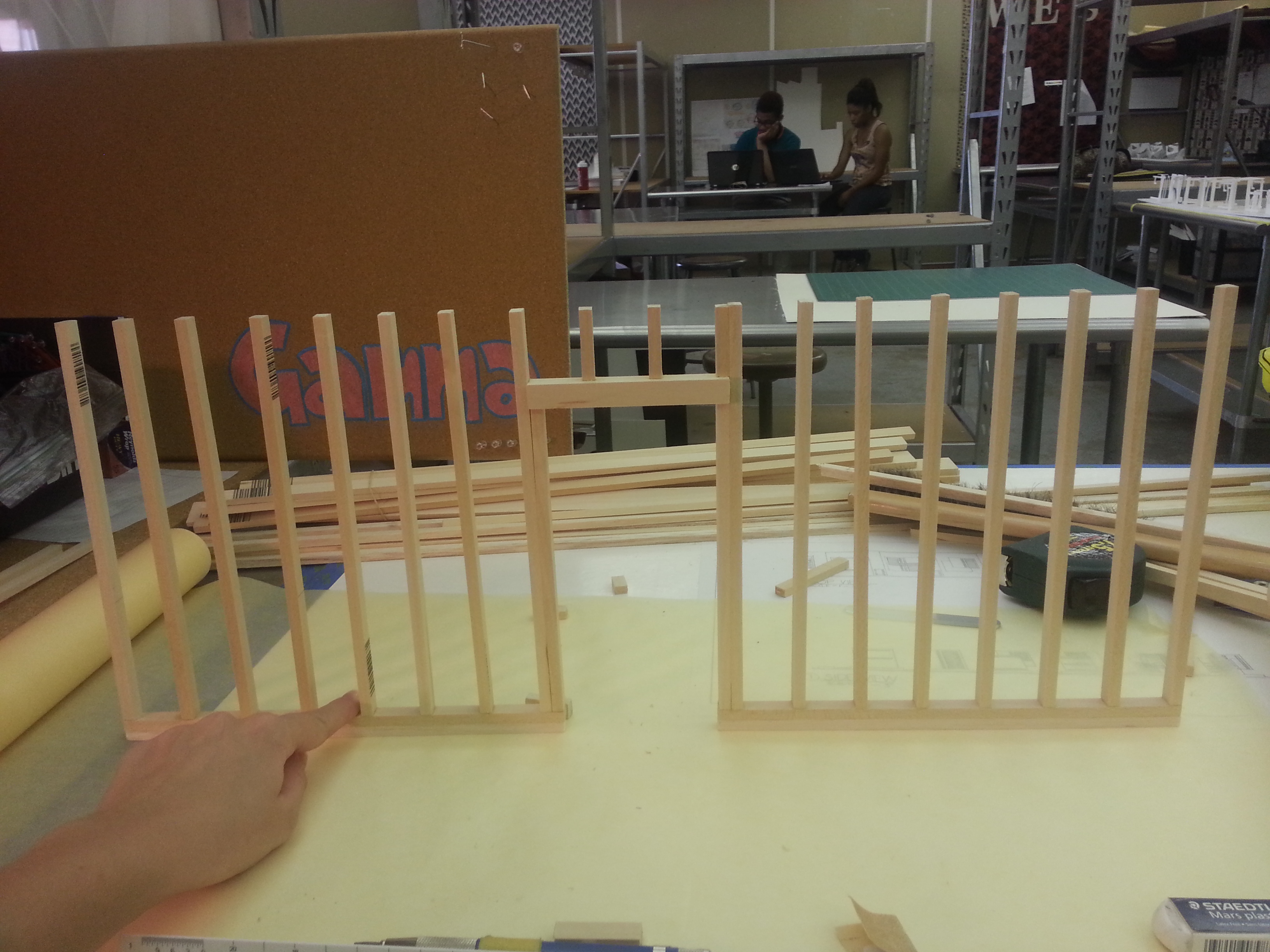 Scale Wood Framing Model by Katharina Beliveau at Coroflot.com