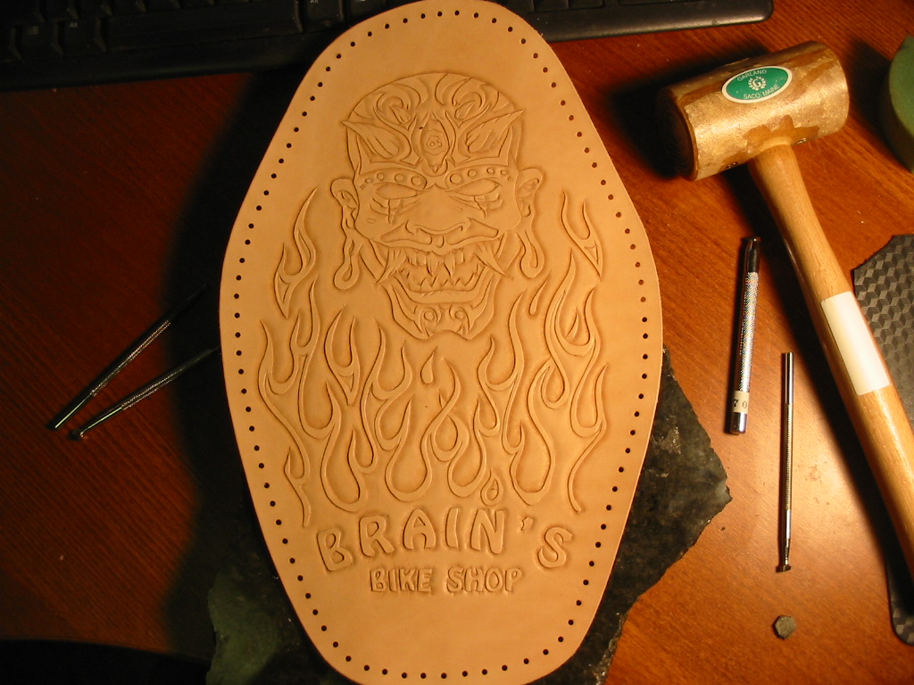 leather tooling by Adam Madsen at Coroflot.com