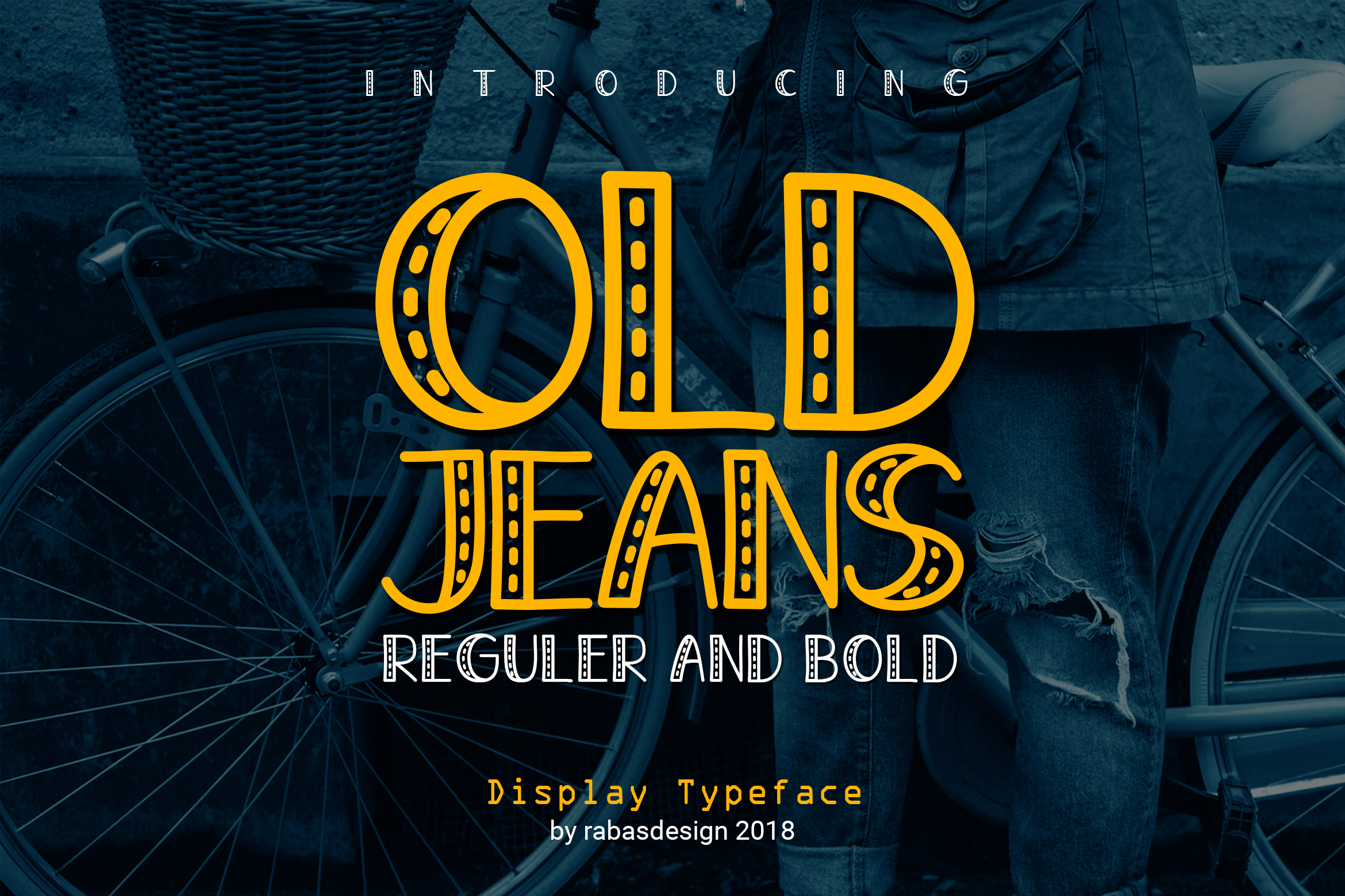 Old Jeans Font (Display typeface) by Rabas Design at Coroflot.com