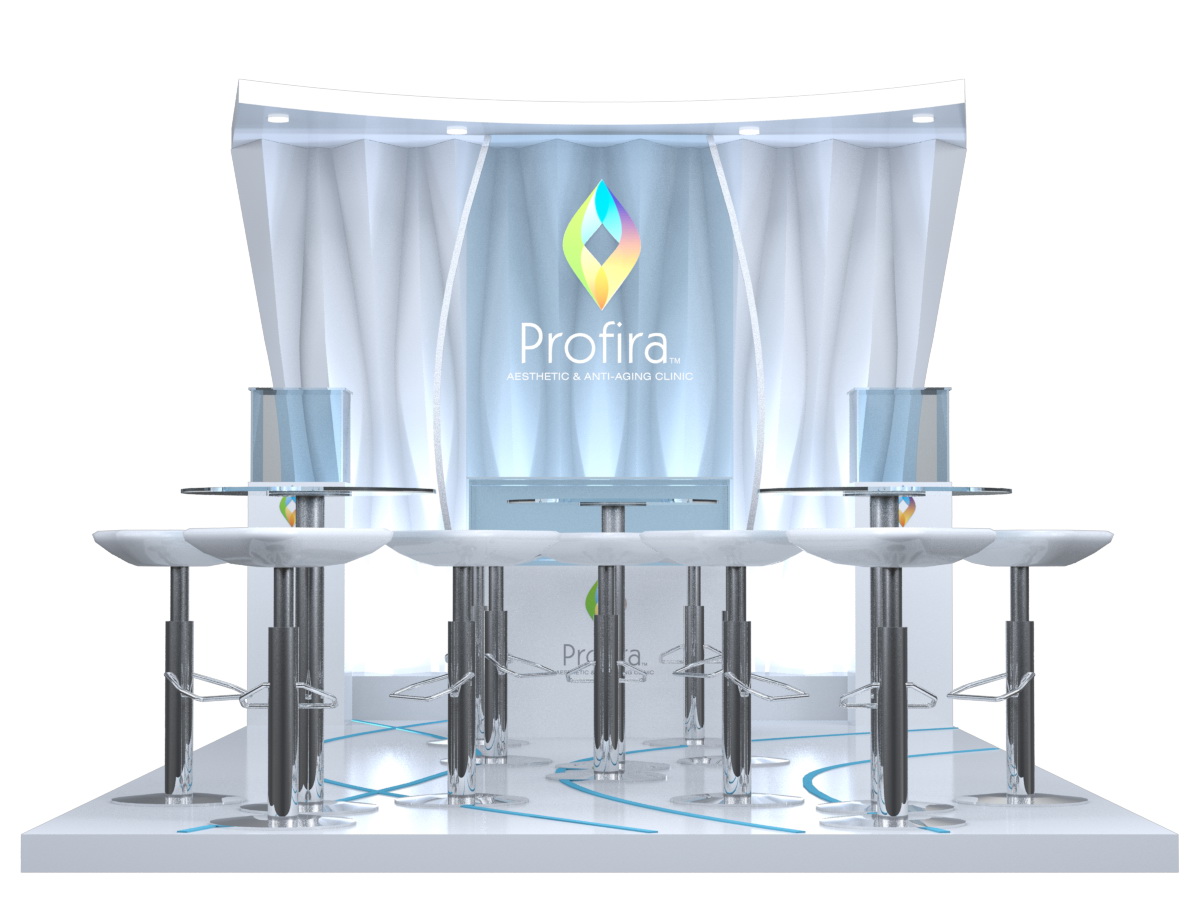 Profira Booth Design by achda adiji at Coroflot.com