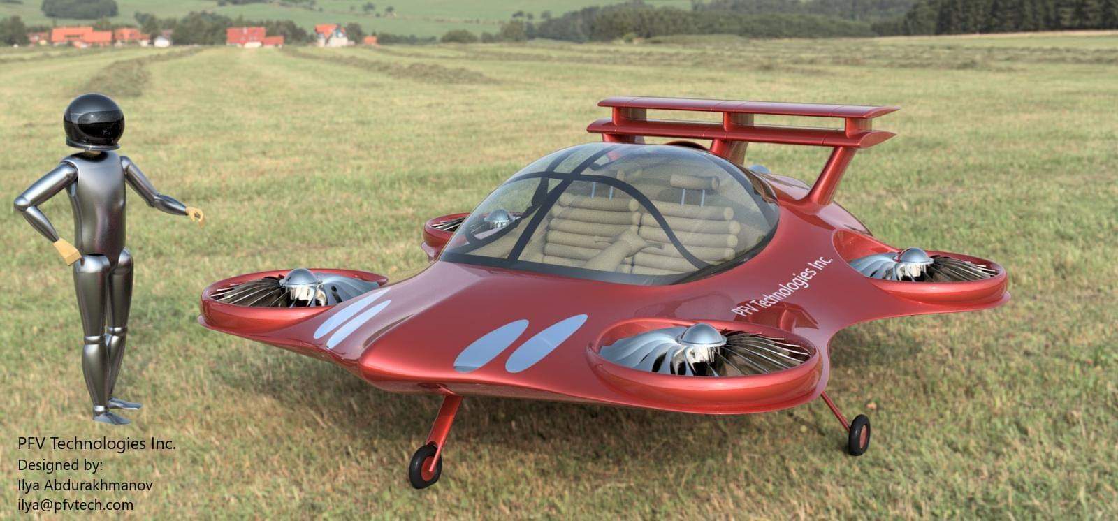 Flying Car design by Ilya Abdurakhmanov at Coroflot.com