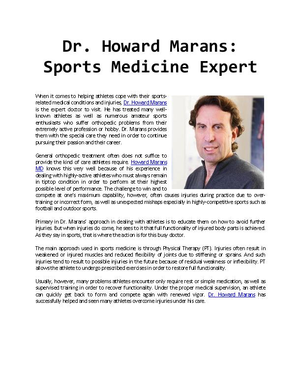 An upload by Leo Pitt on Coroflot: to the project Dr. Howard Marans ...