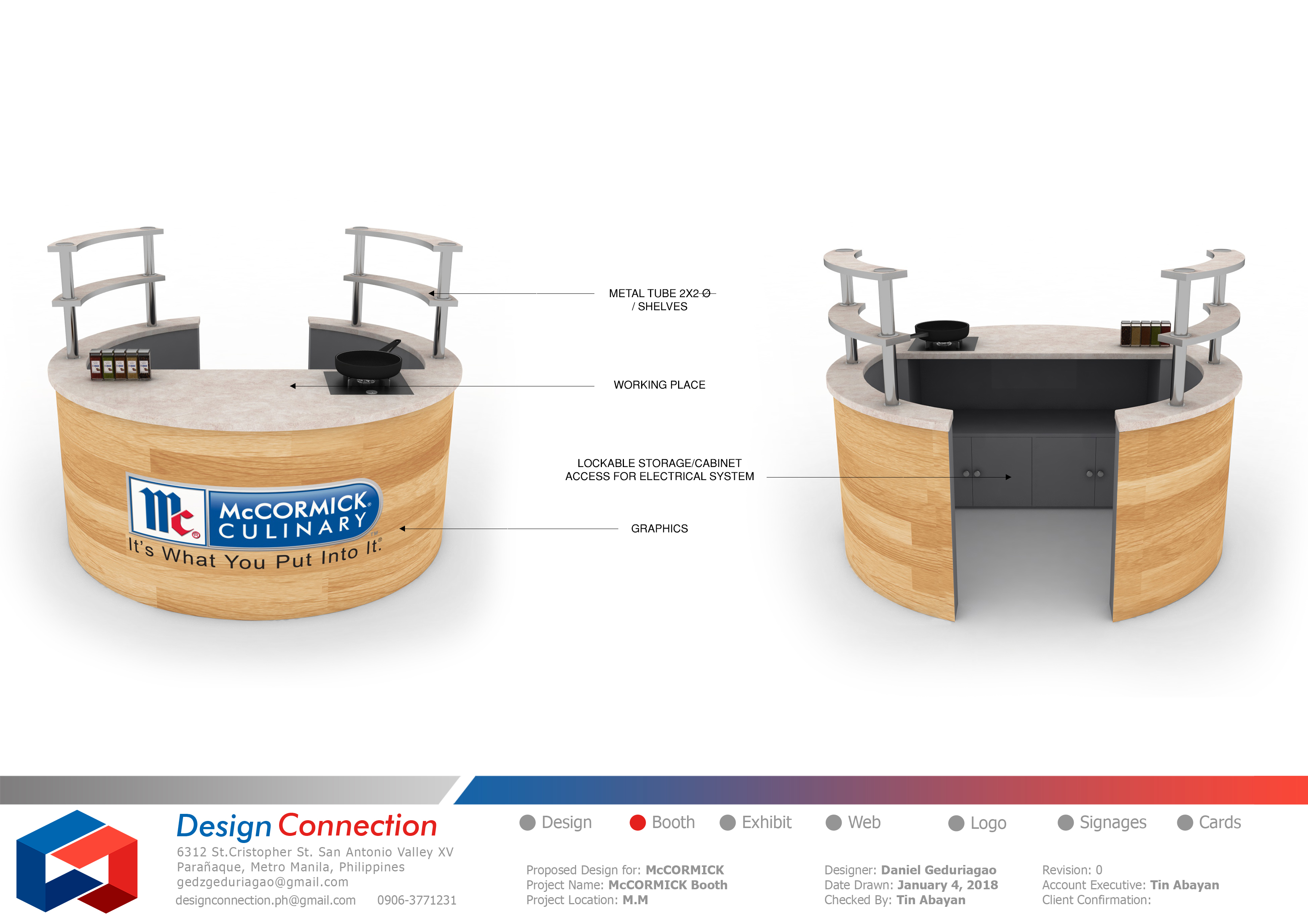 McCormick Cooking Booth by Daniel Geduriagao at Coroflot.com