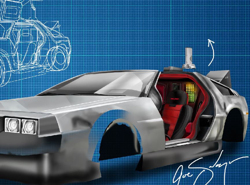 DMC Delorean Modified by Joseph Salazar at Coroflot.com