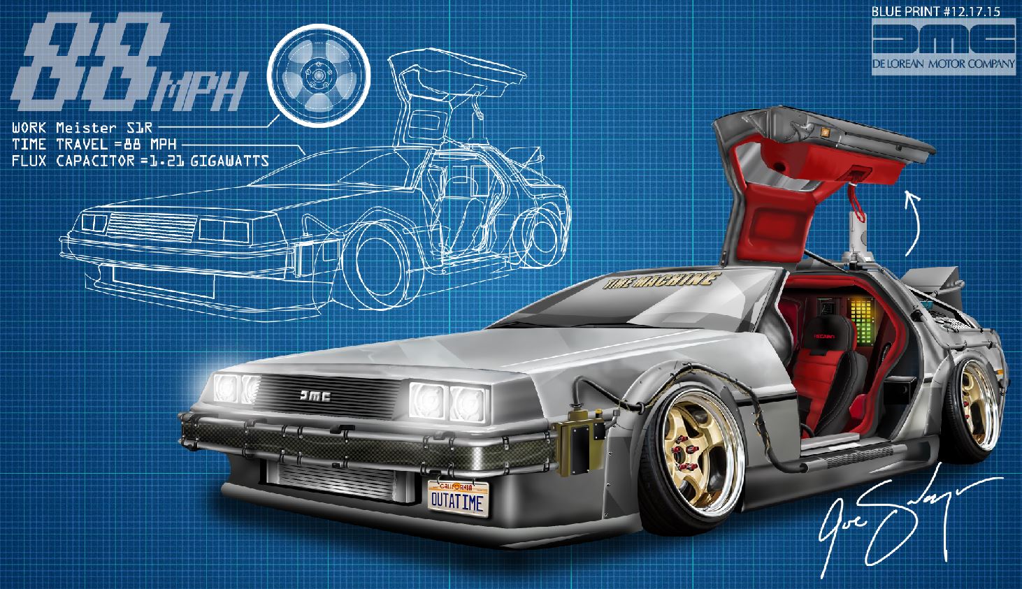 DMC Delorean Modified by Joseph Salazar at Coroflot.com