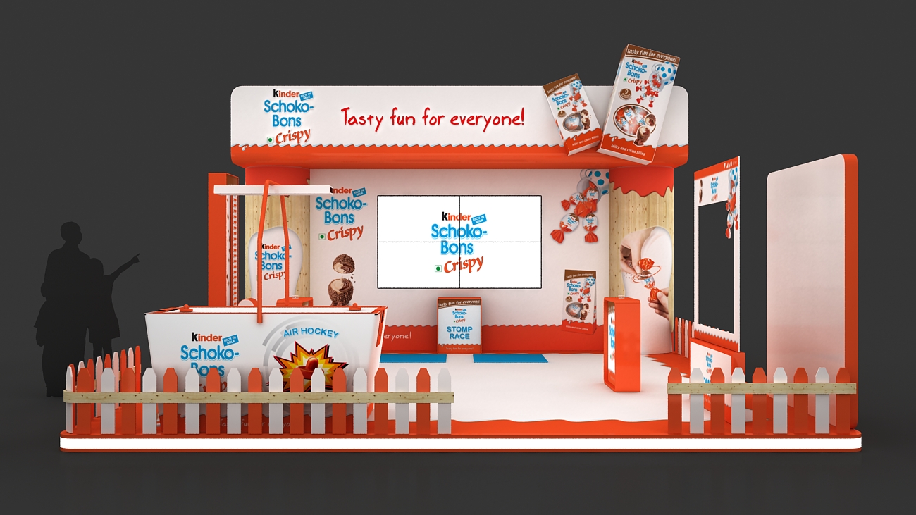 Kinder Booth Design by SYED TAUSIF at Coroflot.com