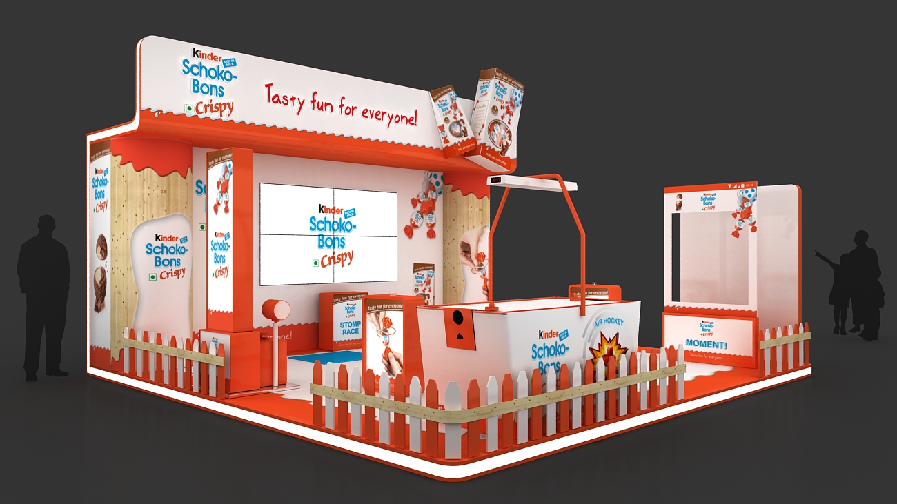 Kinder Booth Design by SYED TAUSIF at Coroflot.com
