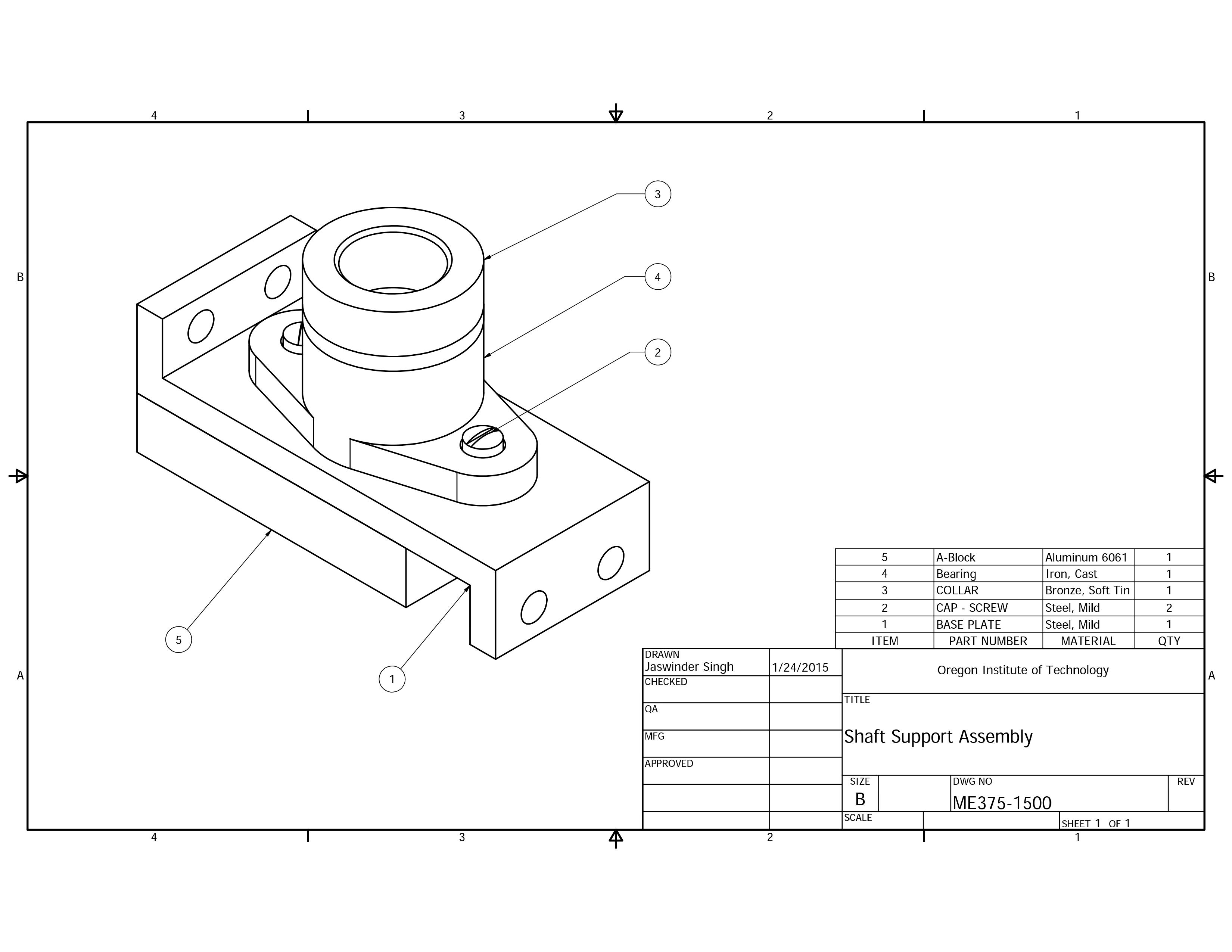 SHAFT SUPPORT ASSEMBLY by Jaswinder Cheema at Coroflot.com