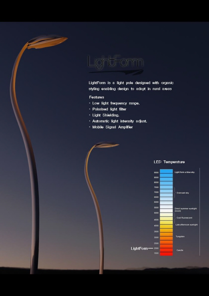 An upload by Vilandas Zukauskas on Coroflot: to the project LightForm ...