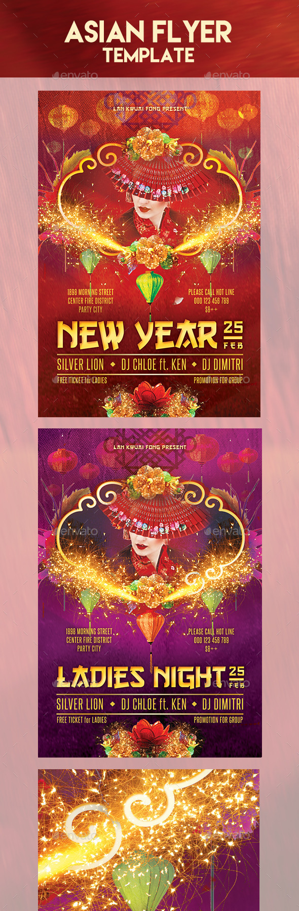 Asian Flyer Template by Trang Pham at Coroflot.com