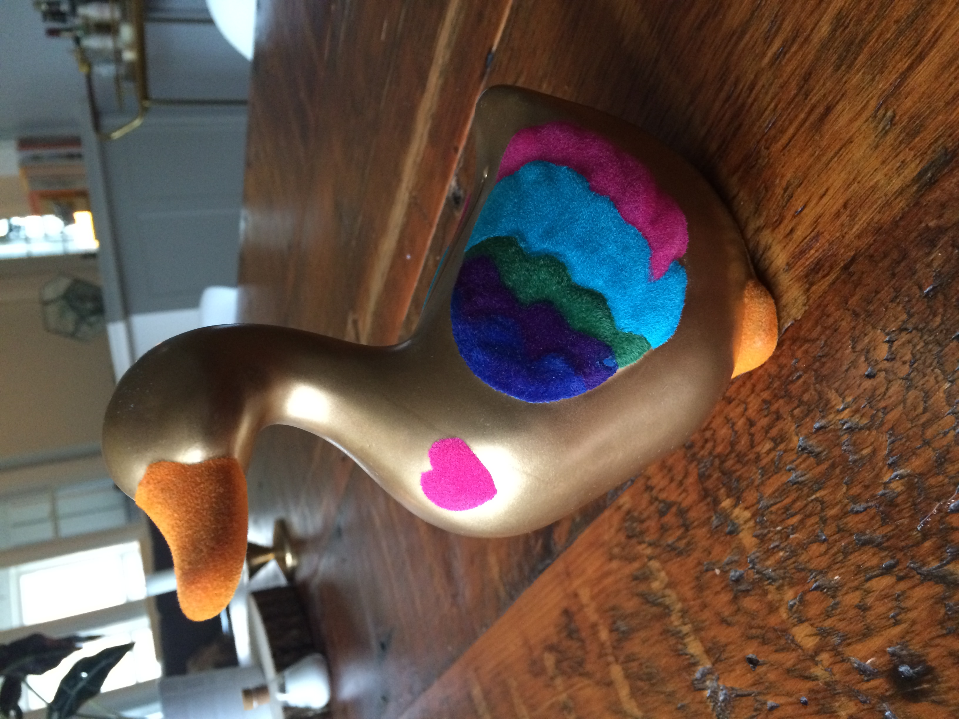 Flocked Duck Bank by Consuelo Poland at Coroflot.com