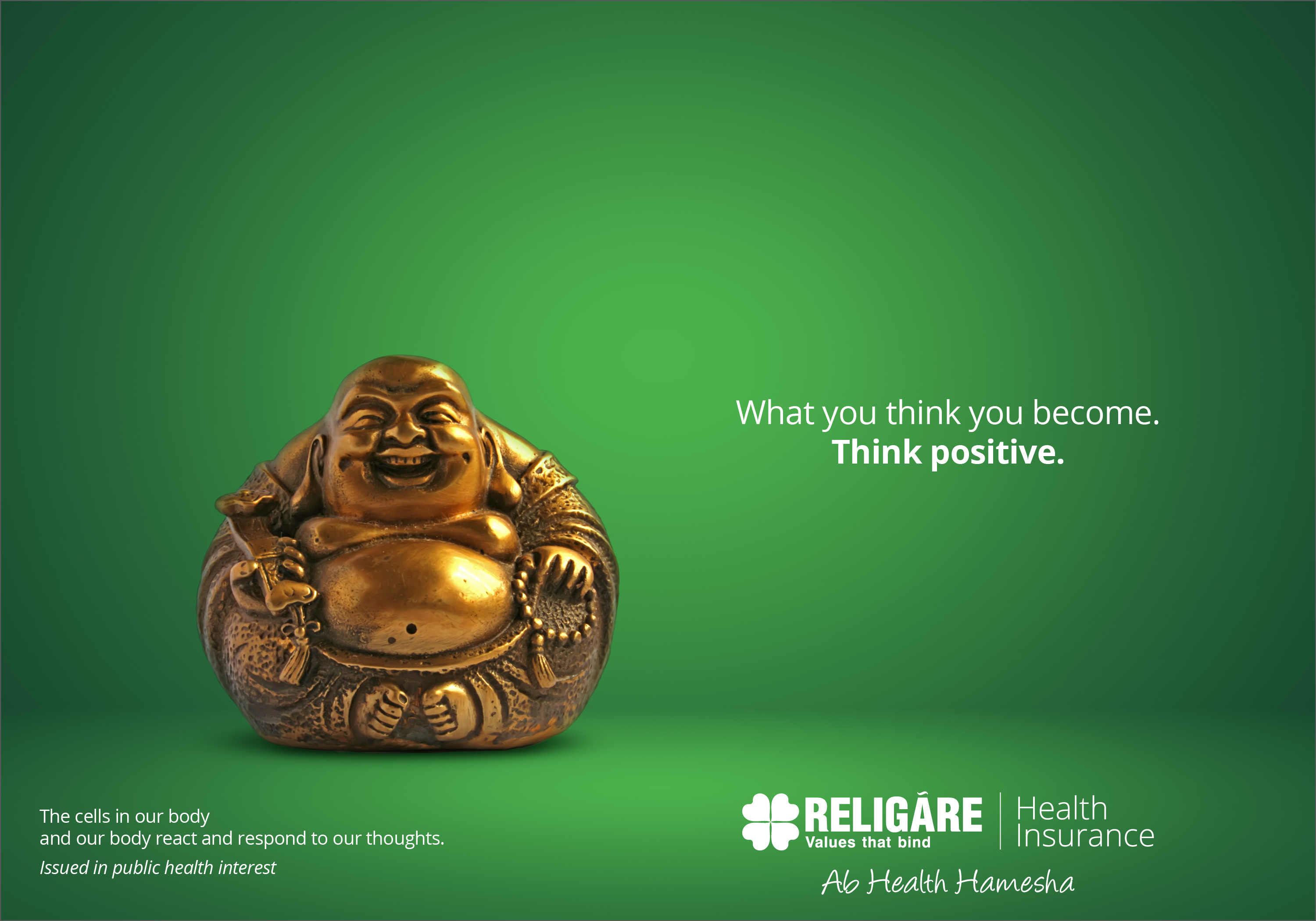 Religare Think Positive Ad Campaign by KISHORE KUMAR AYAN at Coroflot.com