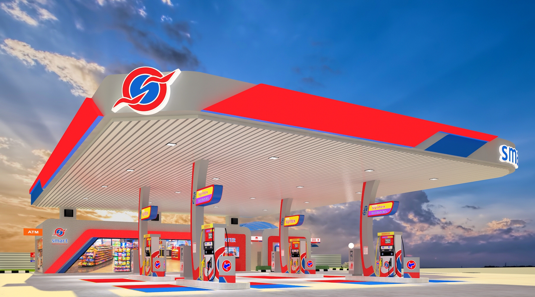 SMART Petrol Station by Muhammad Syarafuddin Khairul Anuar at Coroflot.com