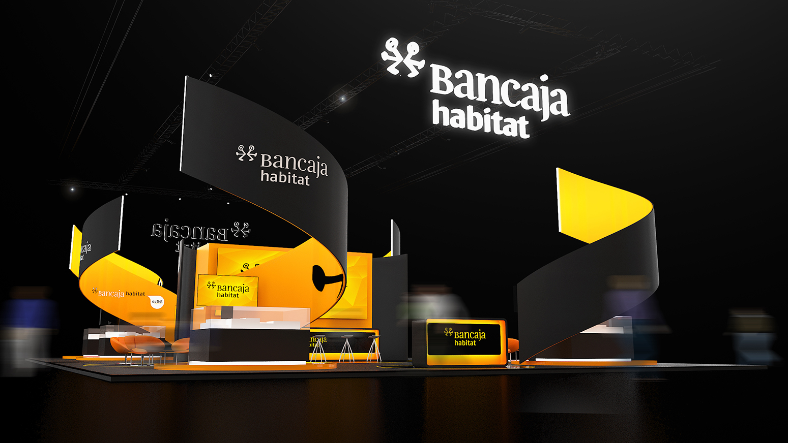 Stand Bancaja Habitat by Nicolas Poitou at Coroflot.com