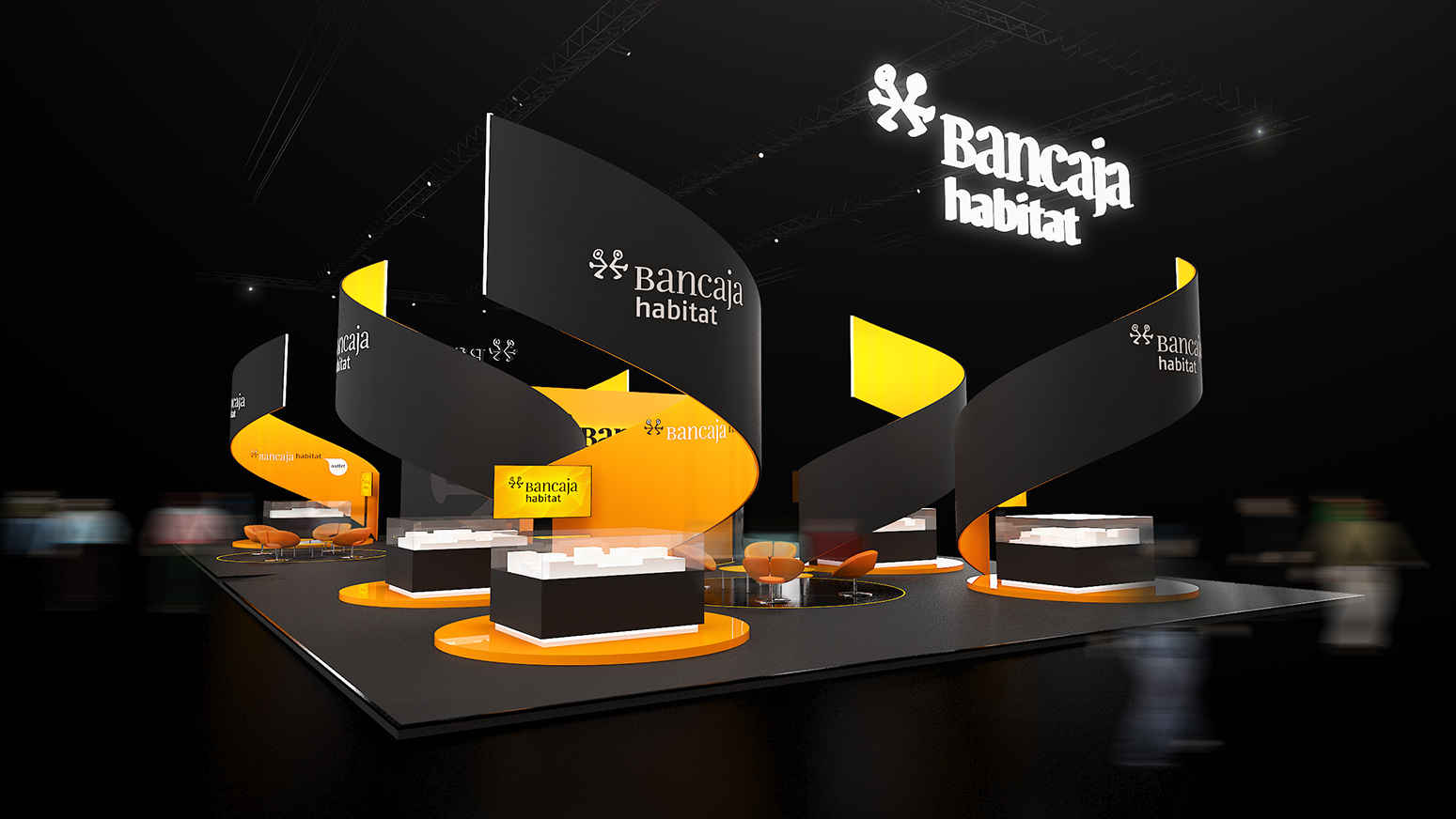 Stand Bancaja Habitat by Nicolas Poitou at Coroflot.com