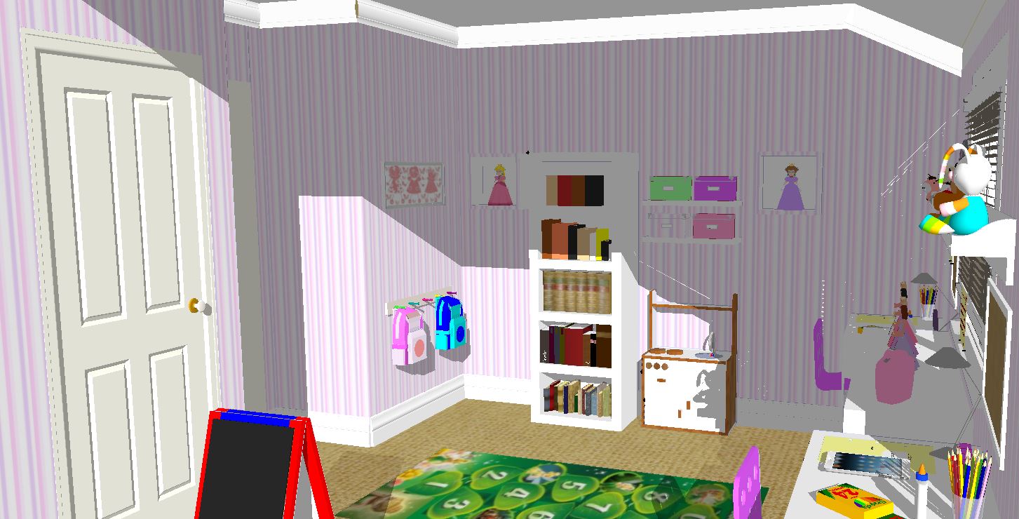 Kids Playroom 3D by FABIANA L. at Coroflot.com