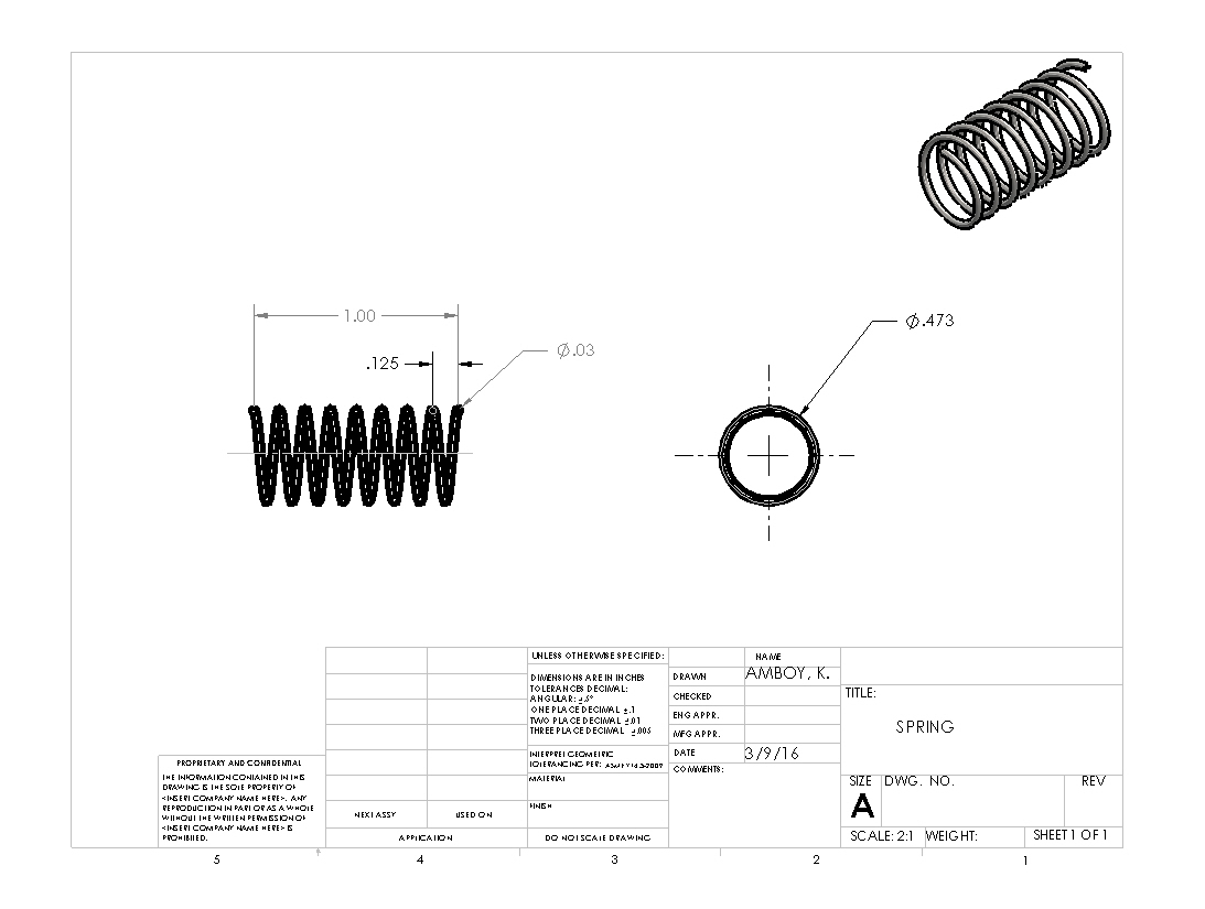 SolidWorks Dimensioned Drawings by Katherine Amboy at Coroflot.com
