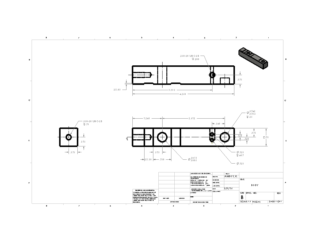 SolidWorks Dimensioned Drawings by Katherine Amboy at Coroflot.com