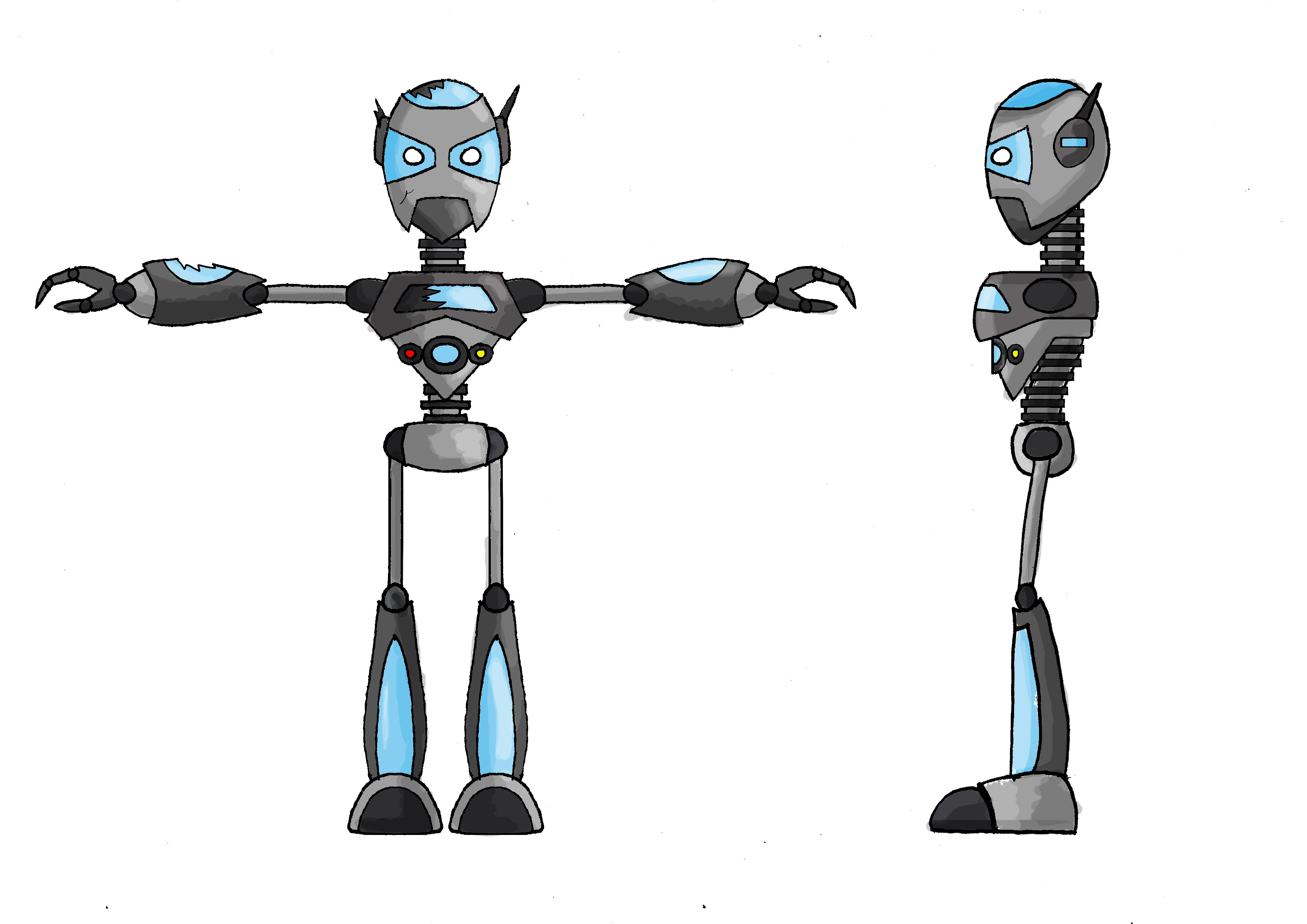 Assistant Animator - Maya Robot by Lewis Jacobs at Coroflot.com