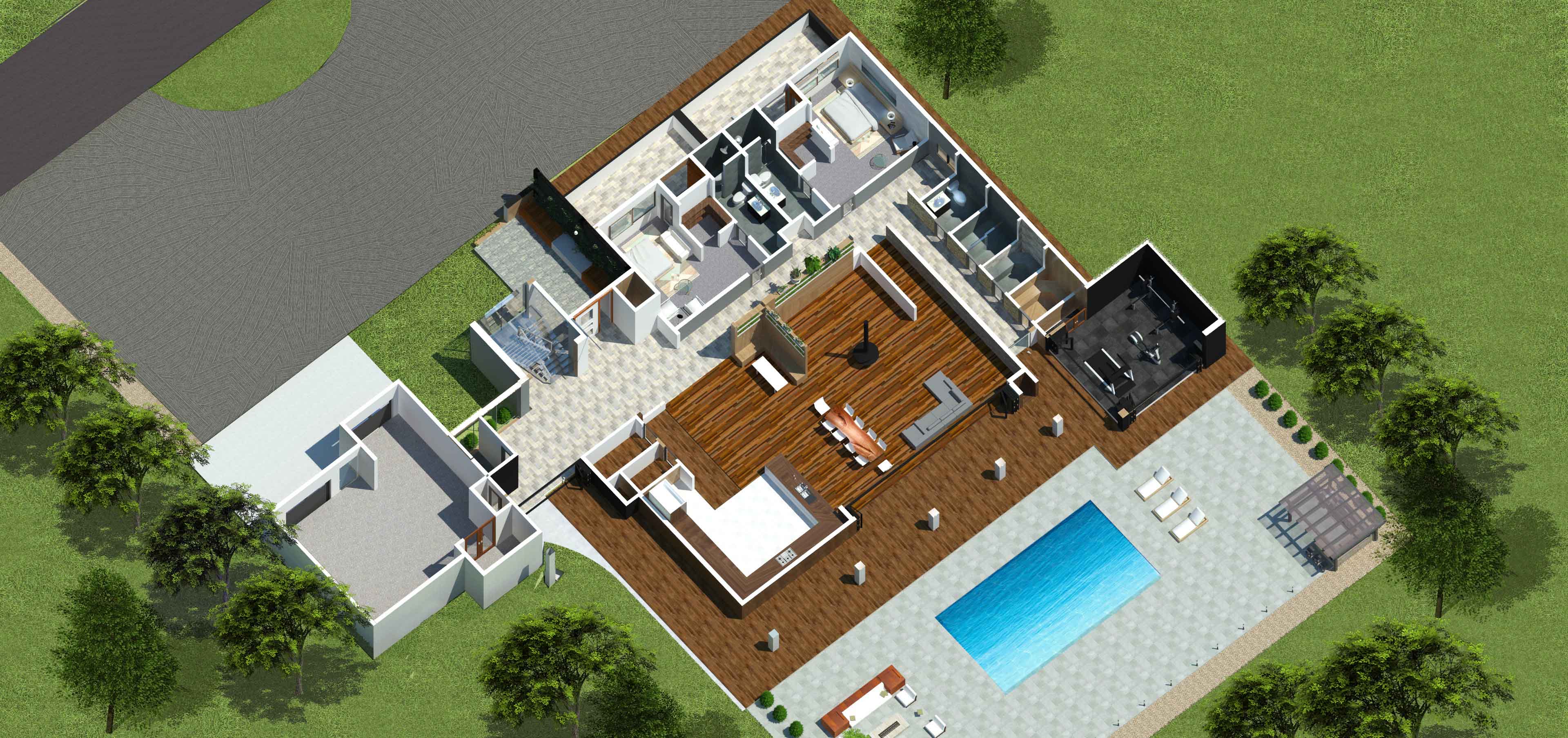 2D 3D AERIAL PLAN by najla kay at Coroflot.com