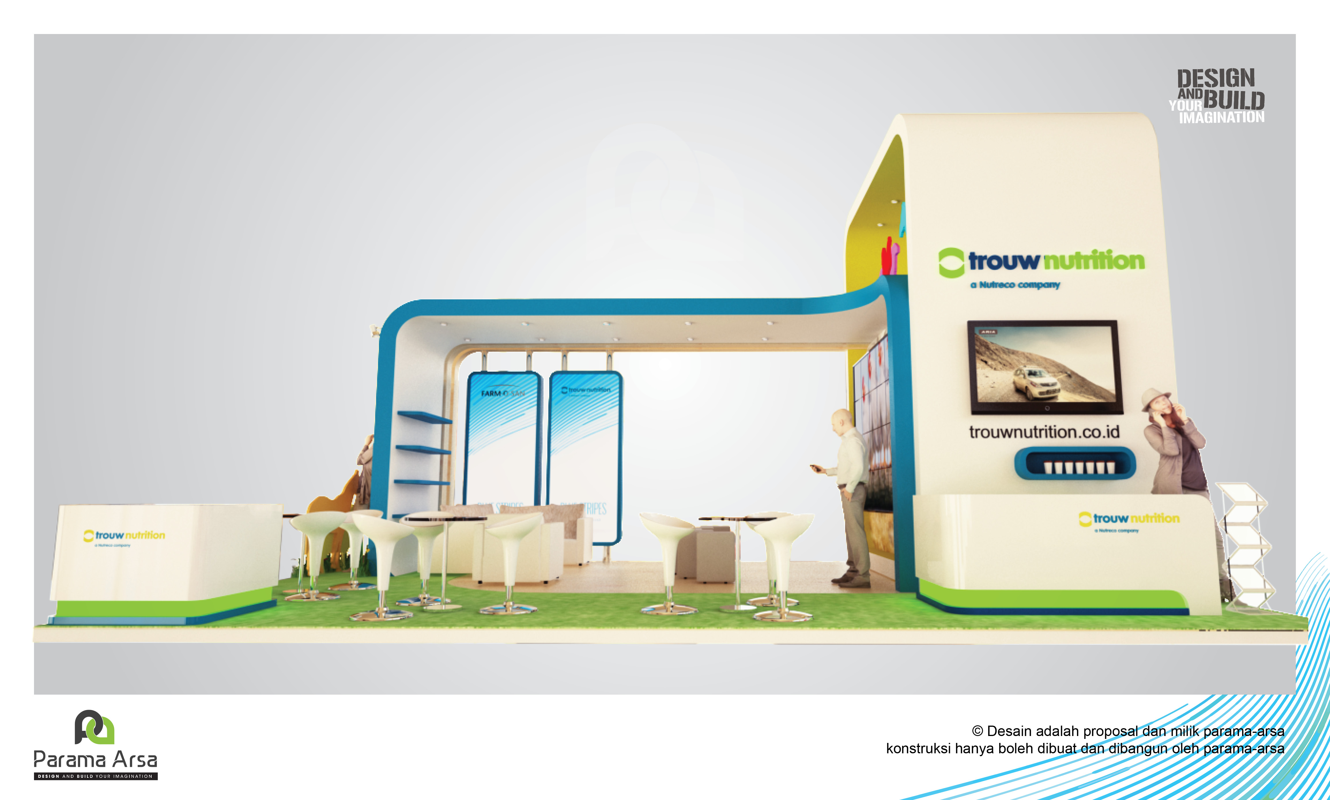 3D Design for Trouw Nutrition Exhibition Booth by Parama Arsa ...