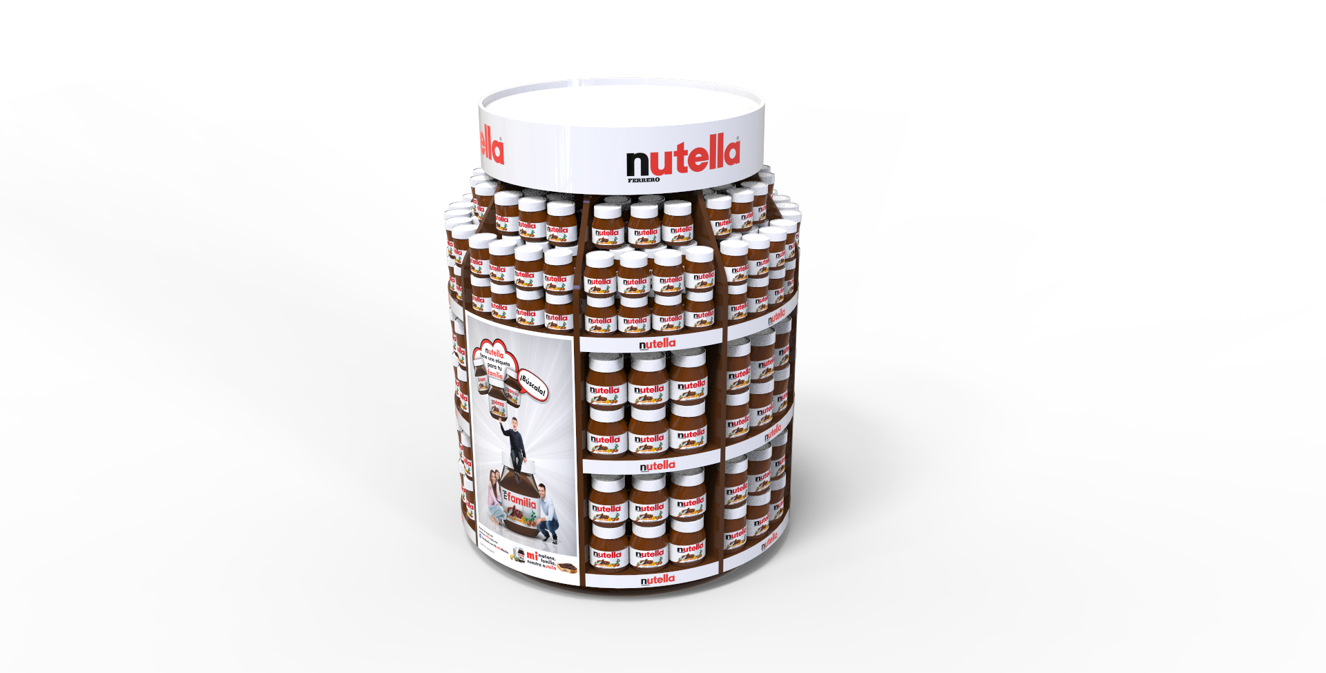 Nutella POS Display by Dustin Santana at Coroflot.com