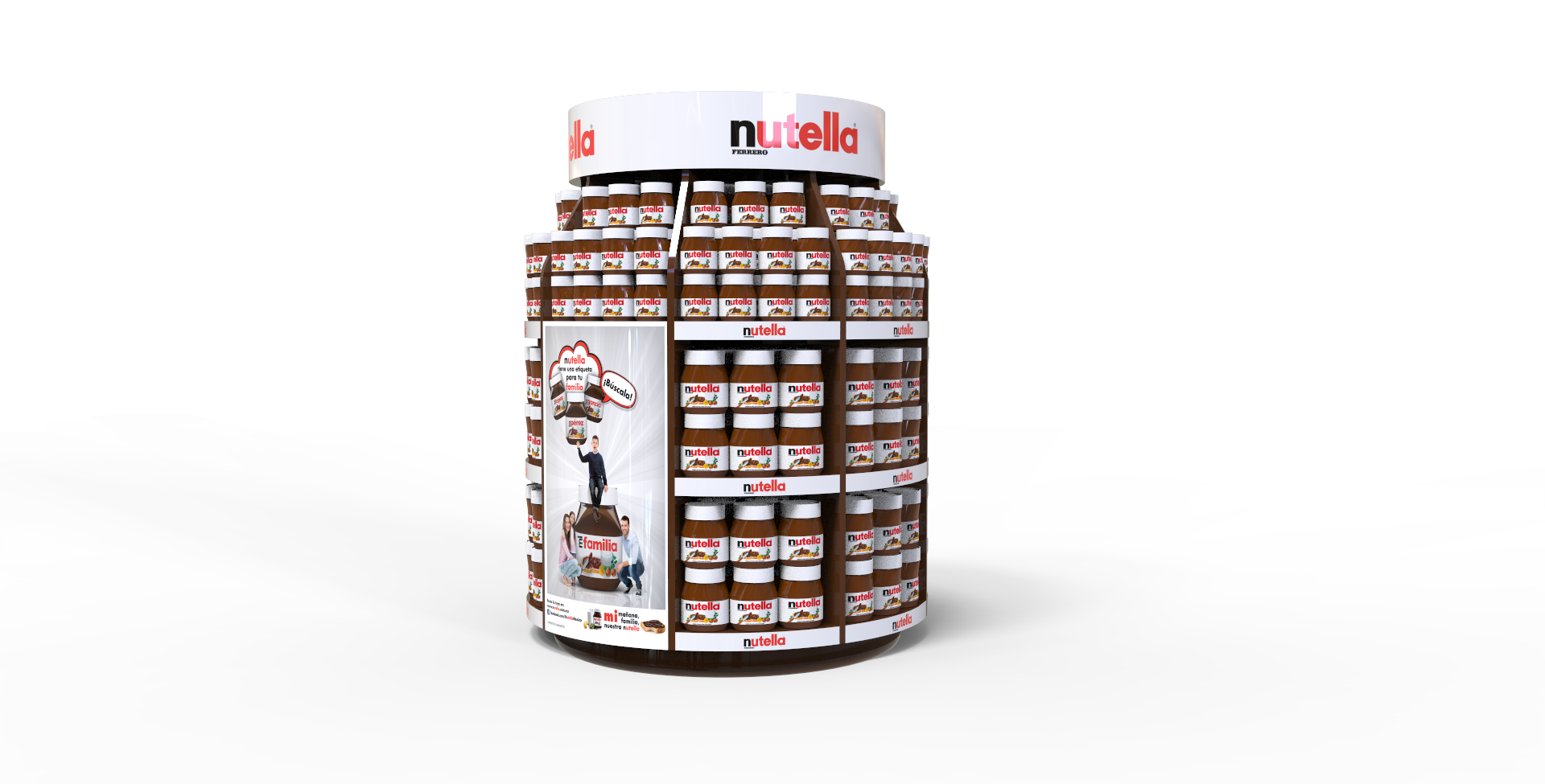 Nutella POS Display by Dustin Santana at Coroflot.com